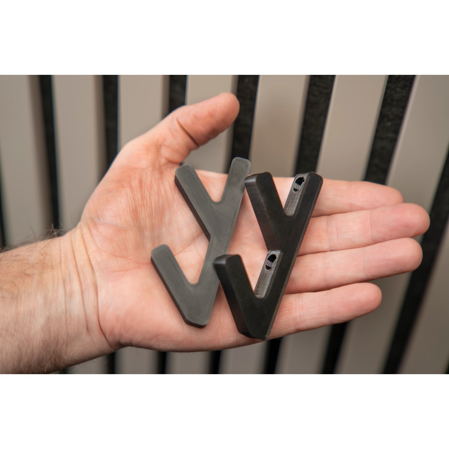 Denpanels 3D Haken 2 Stück Schwarz kaufen bei OBI