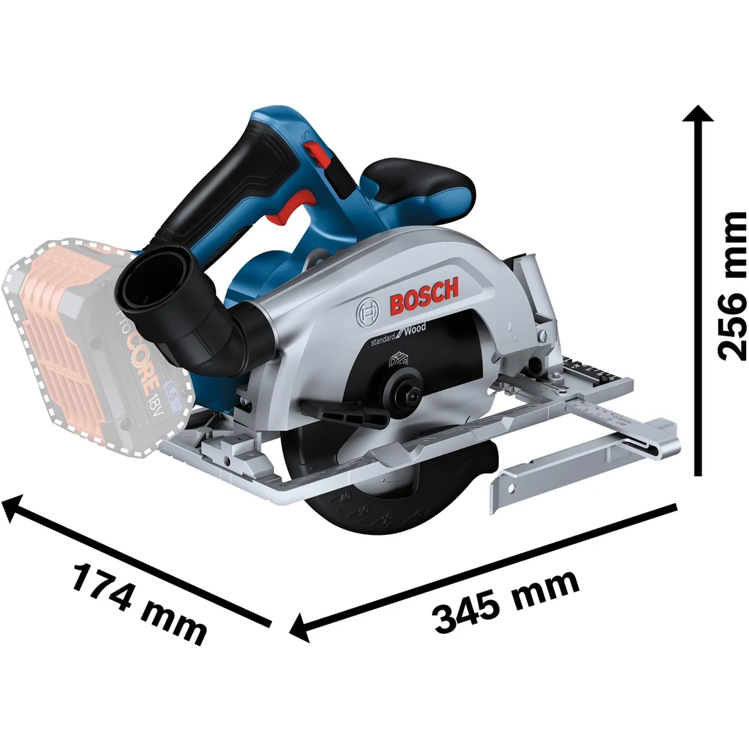 Bosch Professional Combi-Kit GSR + GWS + GKS + GSA + GST mit 3 x 4.0Ah ...