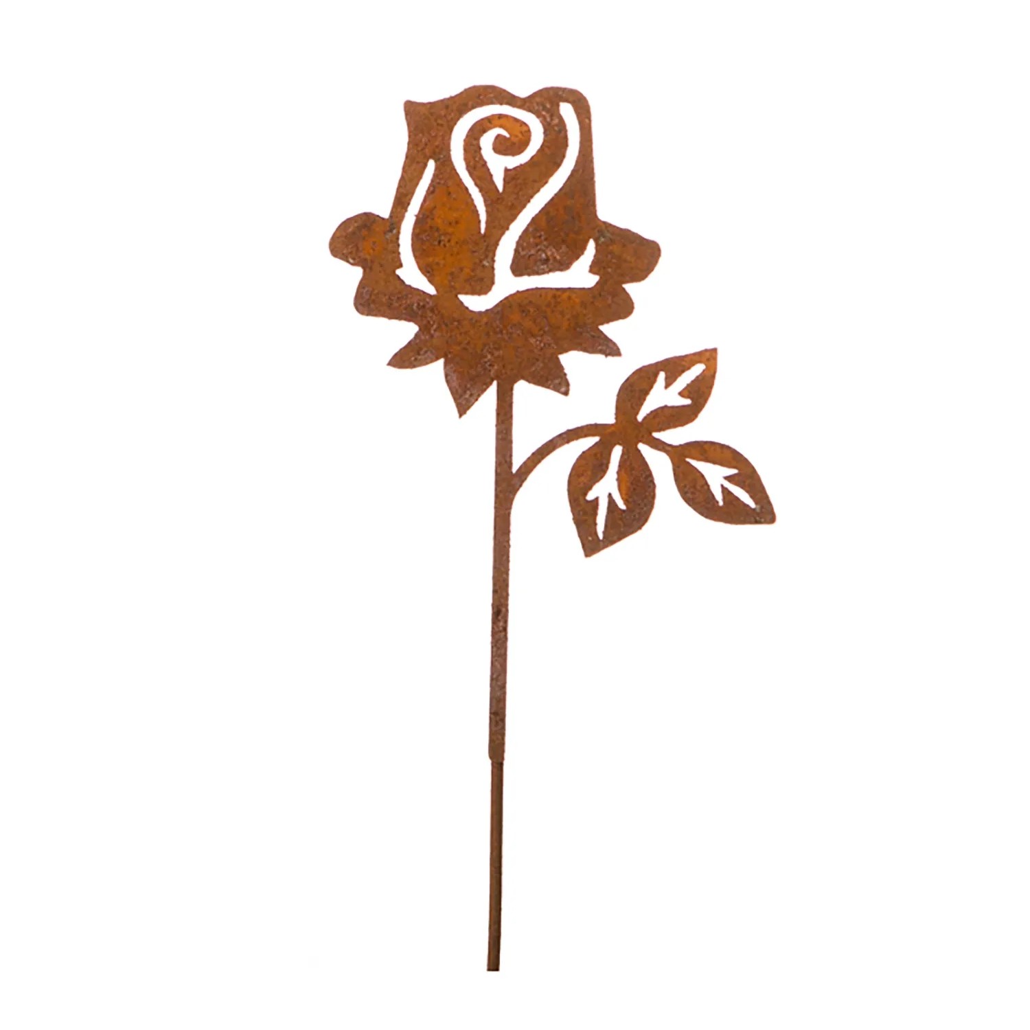 Gartenstecker Rose Naturrost 31 cm kaufen bei OBI