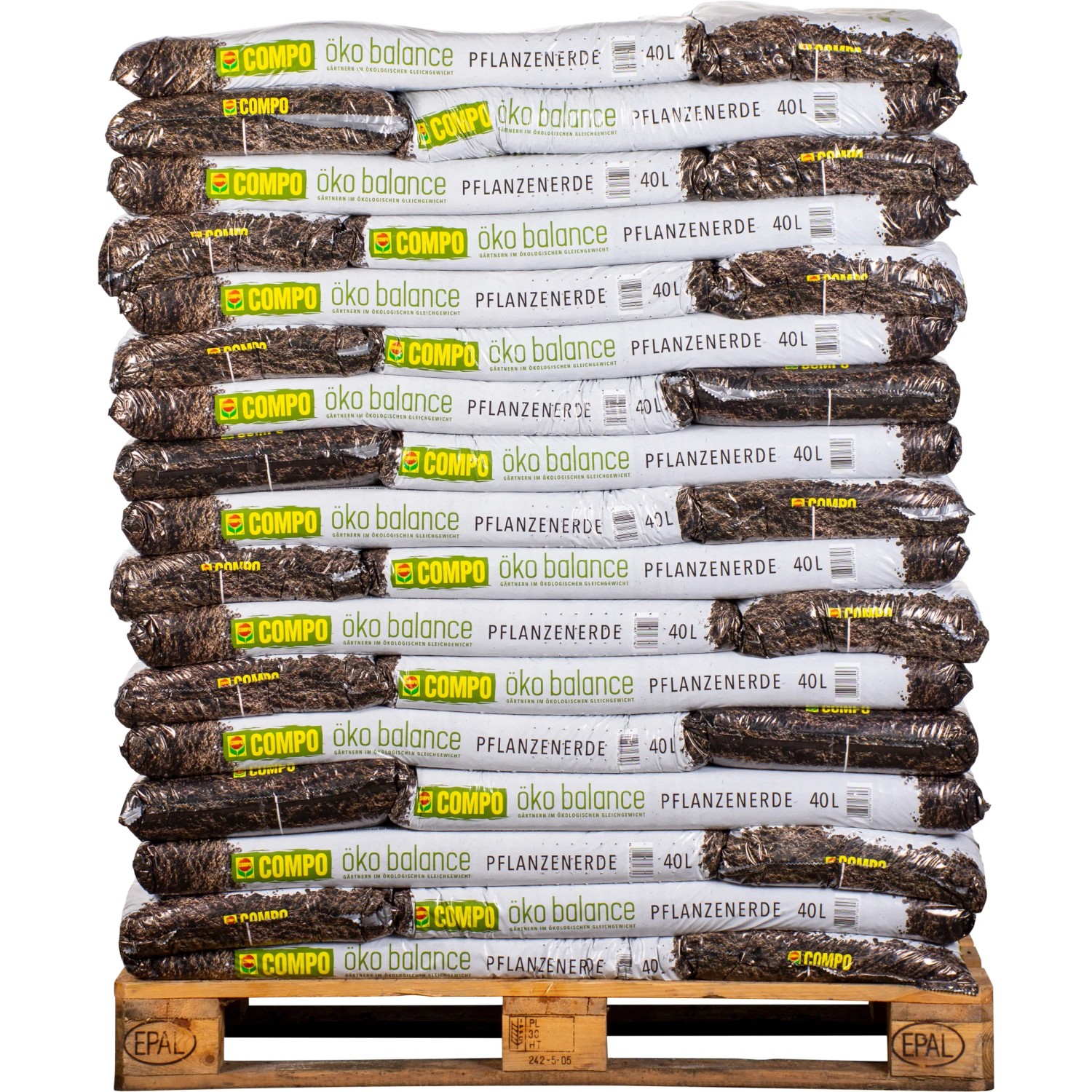 Compo Öko Balance® Pflanzenerde 2.040 l (51 x 40 l) 1 Palette kaufen ...