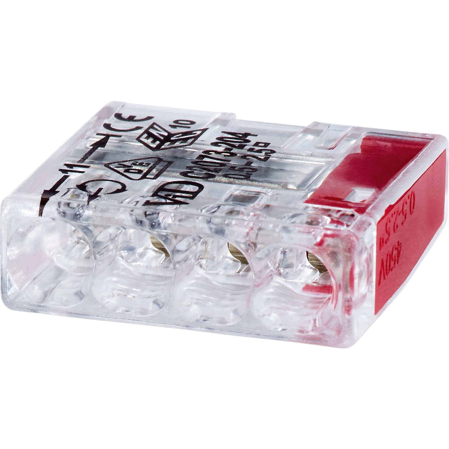 Steckklemme 4-polig Ø 0,5 mm - 2,5 mm 15 Stück kaufen bei OBI