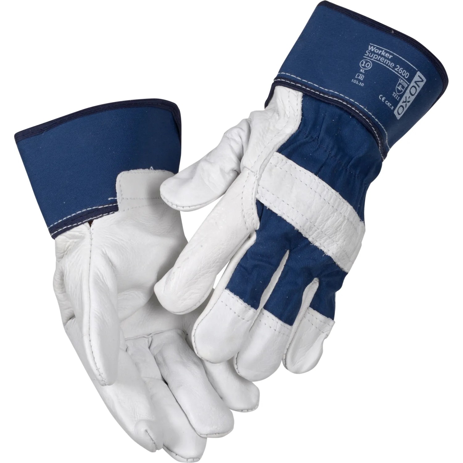 OX-ON Handschuh Worker Supreme 2600 Blau-Weiß Gr. 12 kaufen bei OBI