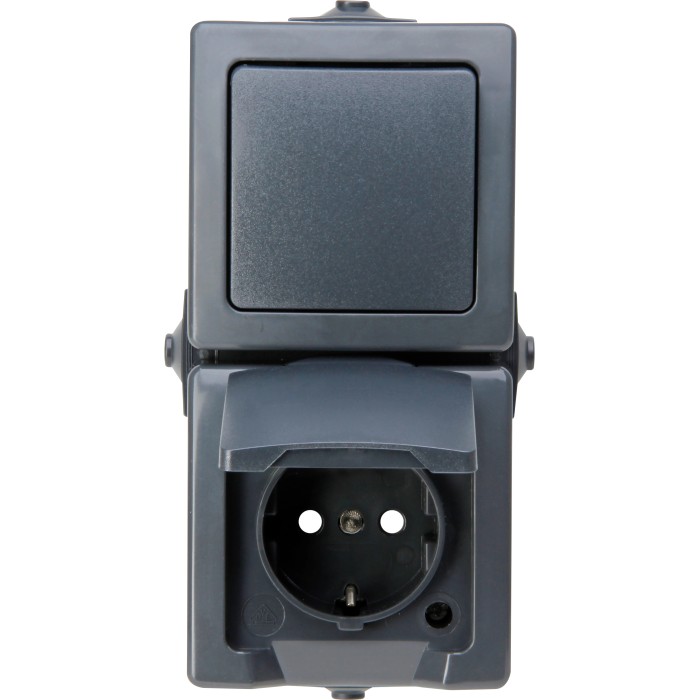 Aufputz Steckdose Schwarz kaufen bei OBI