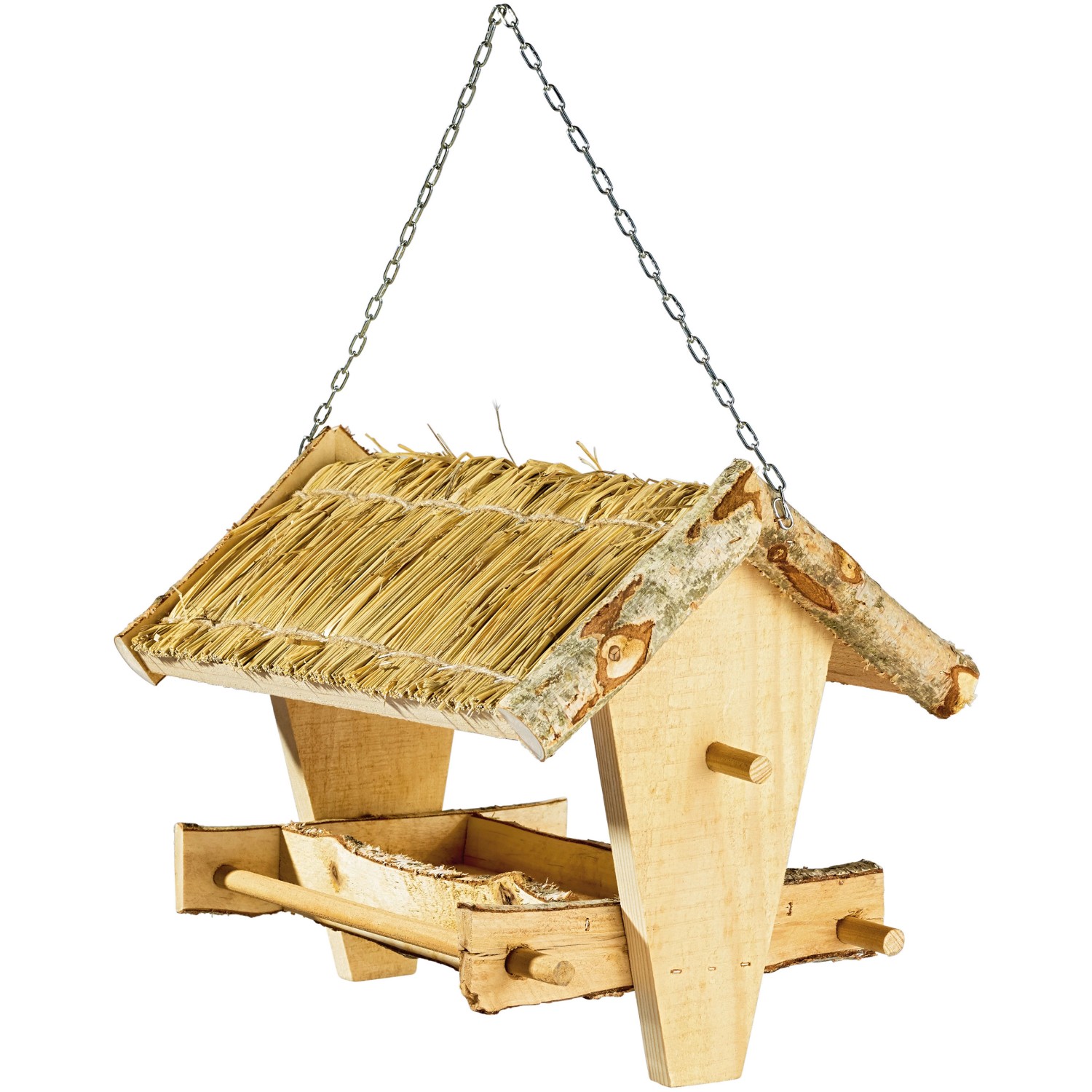 Vogelfutterstation mit Strohdach hängend kaufen bei OBI