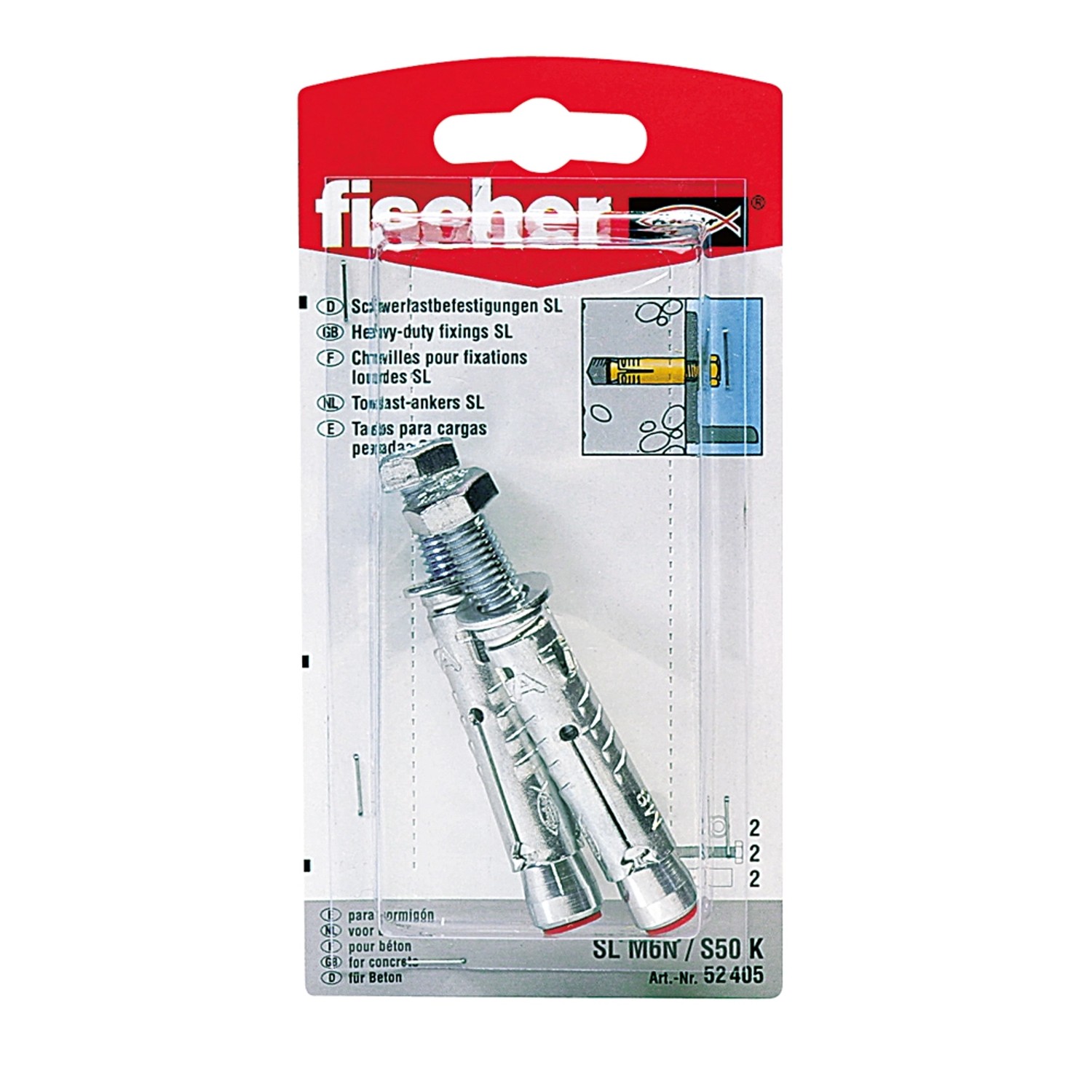 Fischer Schwerlastanker TA M8 S/10 K mit Schraube (2 ST) kaufen bei OBI