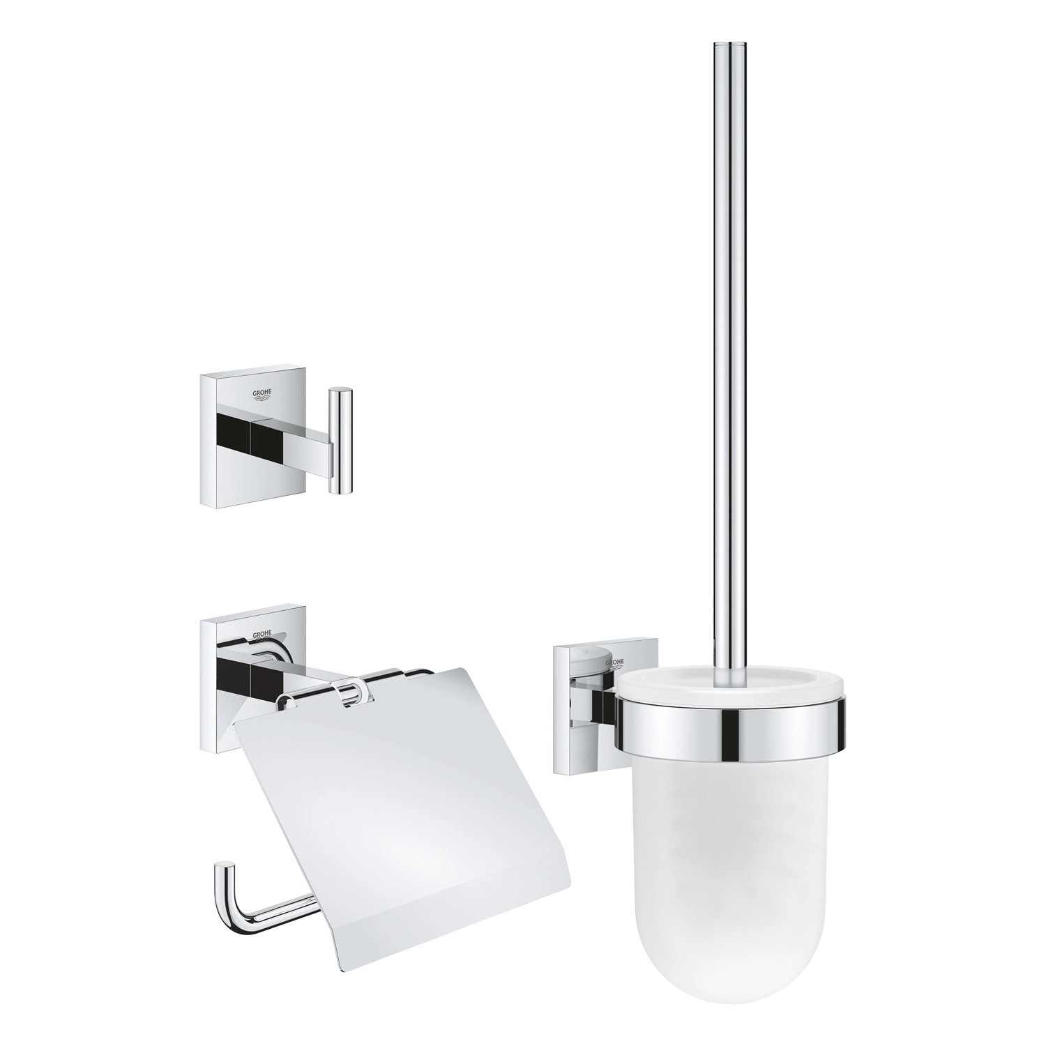 Grohe QuickFix WC-Set 3 in 1 Start Cube Chrom kaufen bei OBI