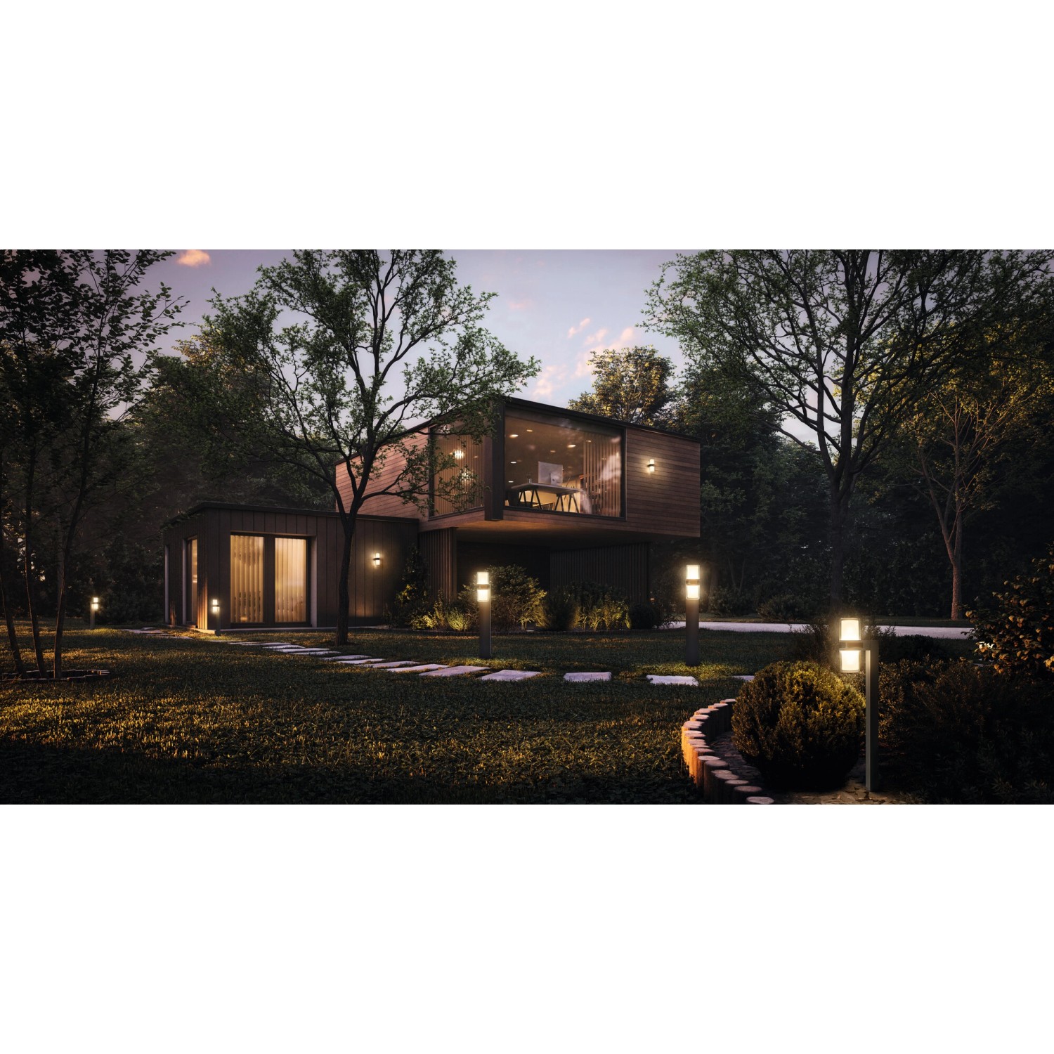 Ledvance LED-Außenleuchte Smart+ Up Down Flare Multicolor Wandleuchte ...