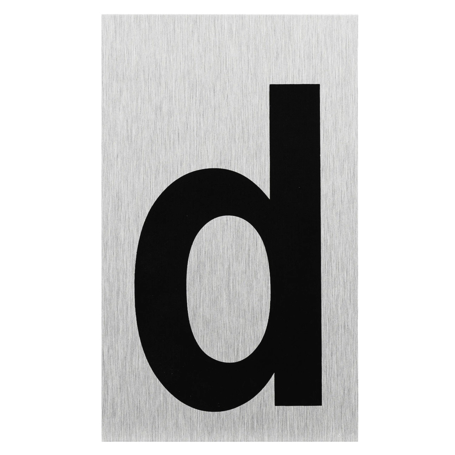 Buchstaben-Schild Aluminium "d" Selbstklebend kaufen bei OBI