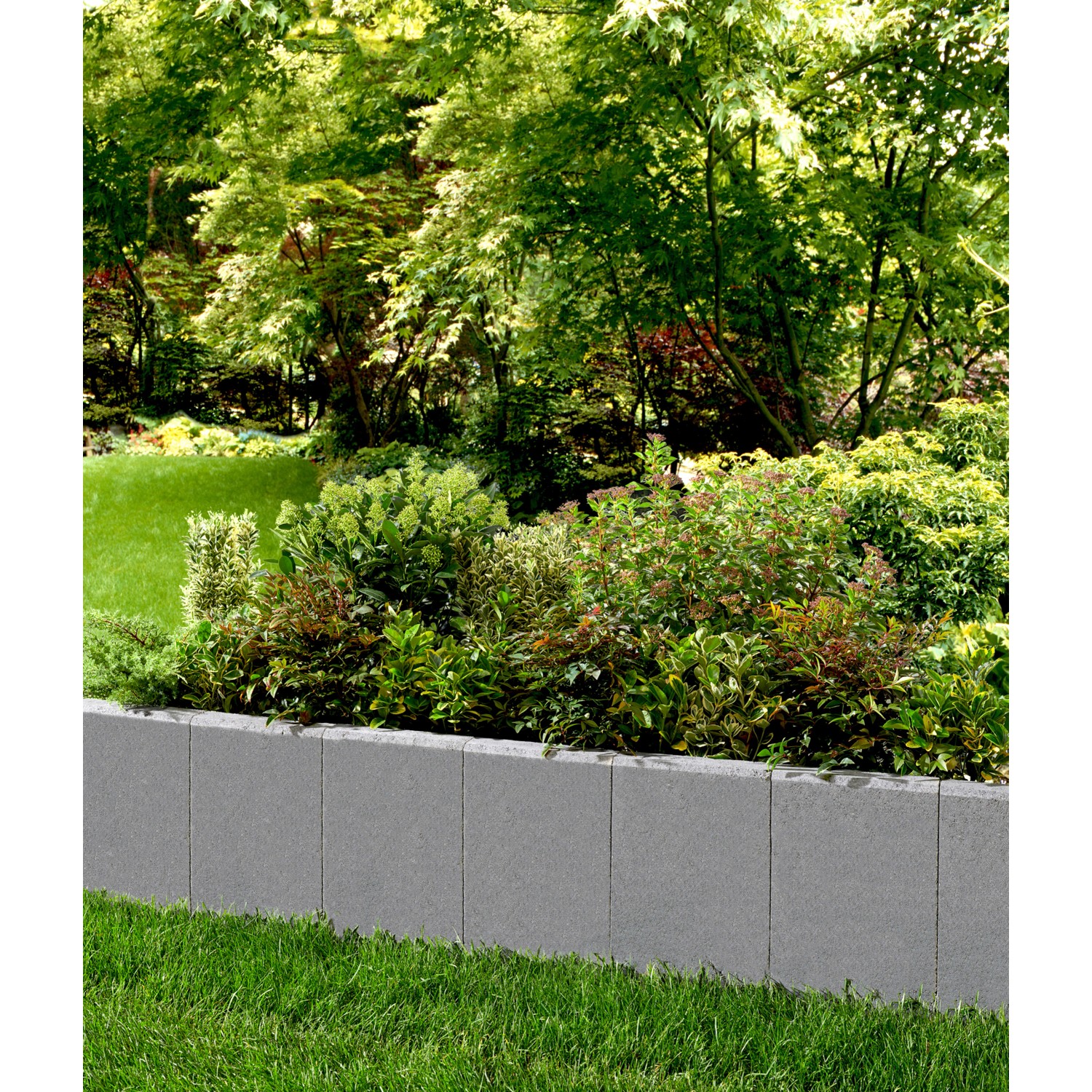 Kann Winkelstein Vero Silbergrau 30 cm x 25 cm x 40 cm kaufen bei OBI