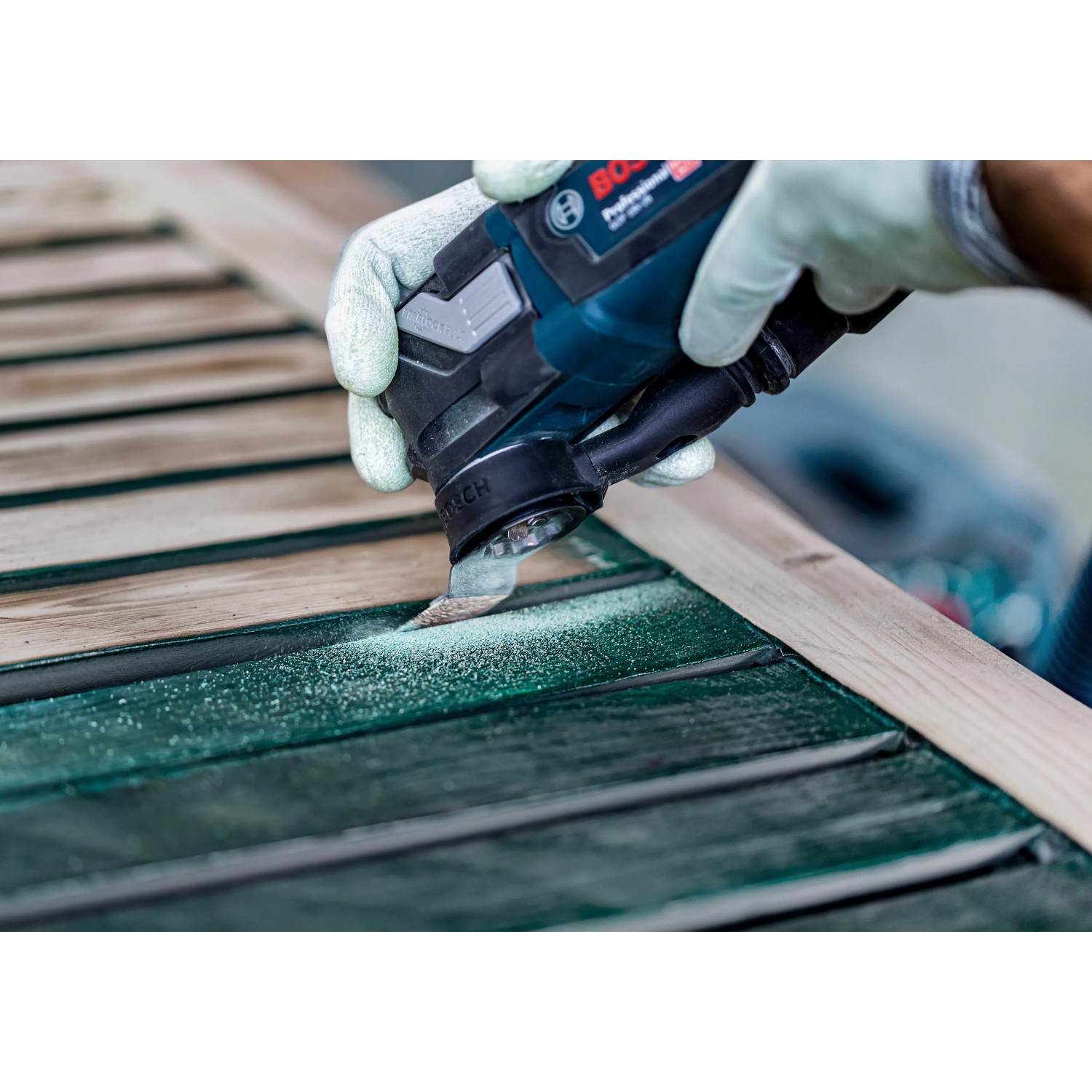 Bosch Expert Schleifplatte Starlock Multi Material AVZ32 RT4 32 mm x 50 ...