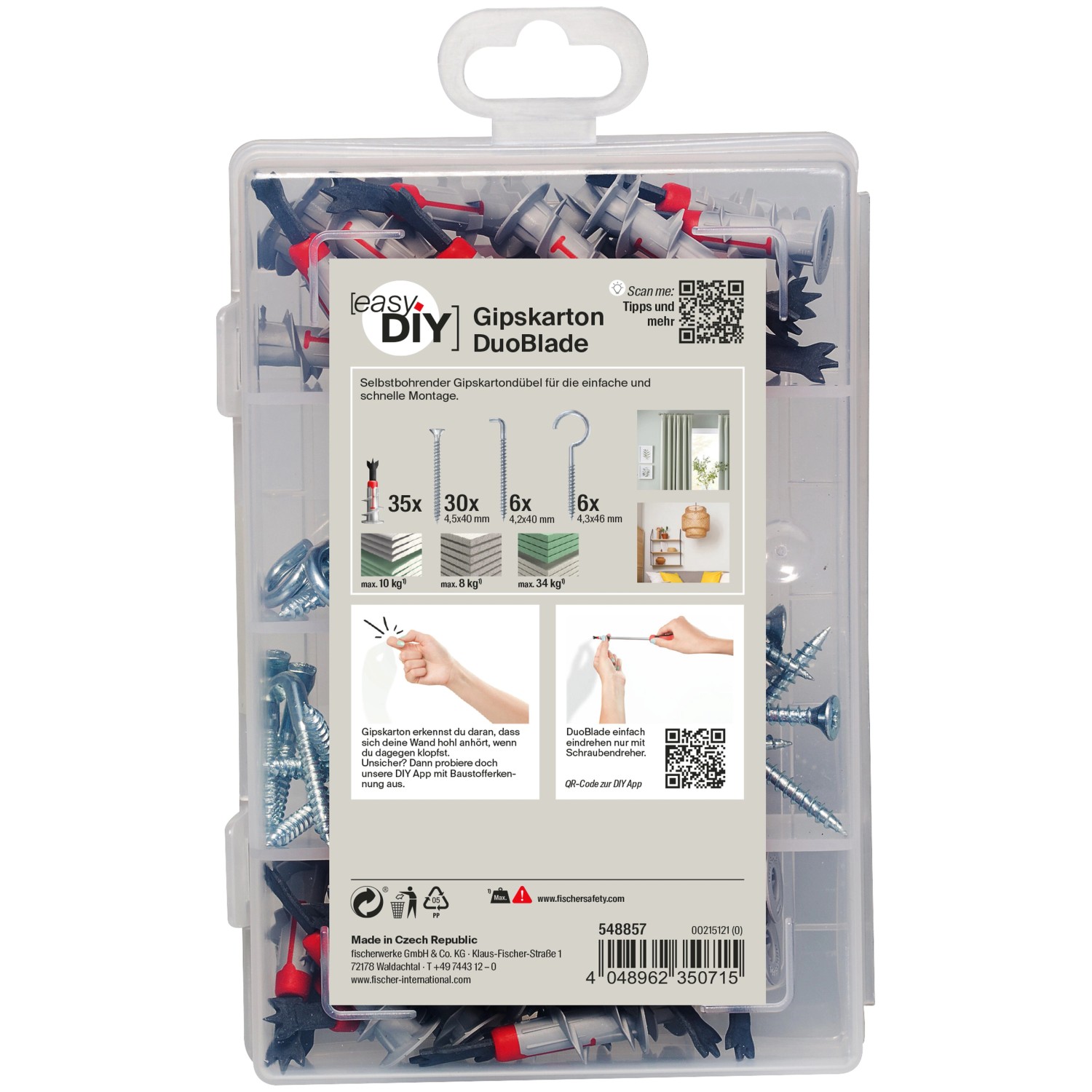 Fischer EasyDIY Box Gipskarton DuoBlade (77 Teile) kaufen bei OBI
