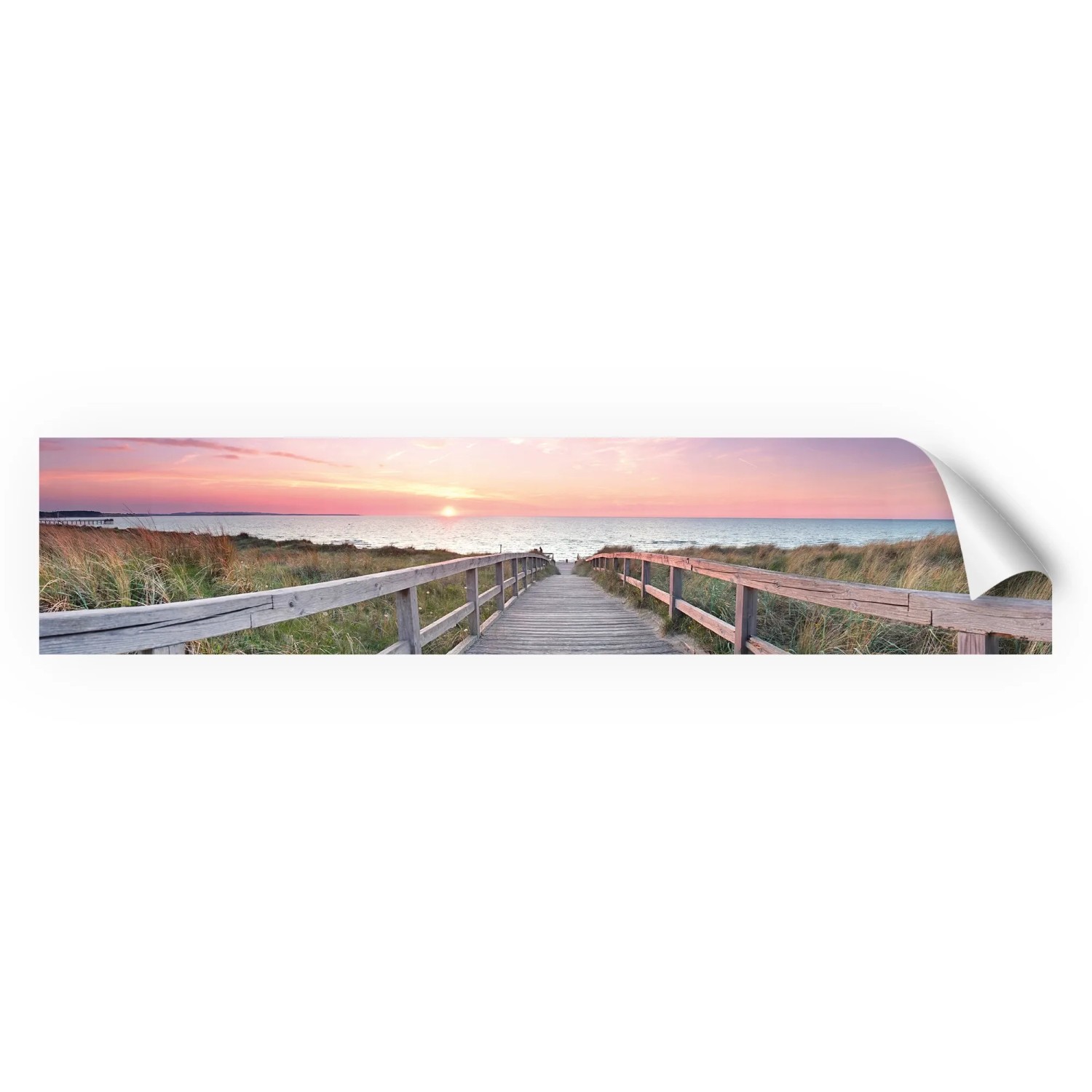 mySPOTTi Spritzschutz Küche Ostseestrand selbstklebend 280 x 60 cm ...