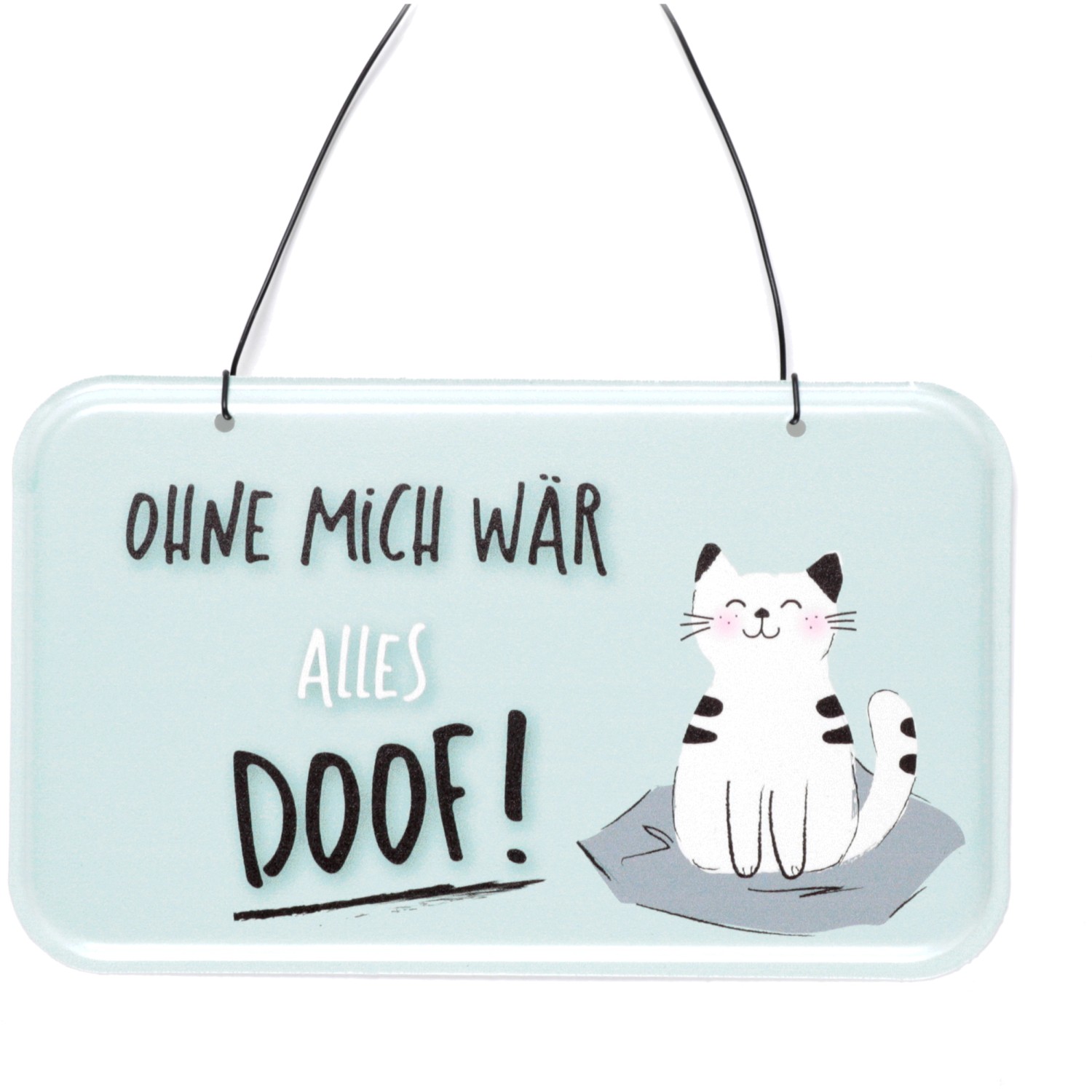 Metall-Schild Katze Mint 20 cm x 12 cm kaufen bei OBI
