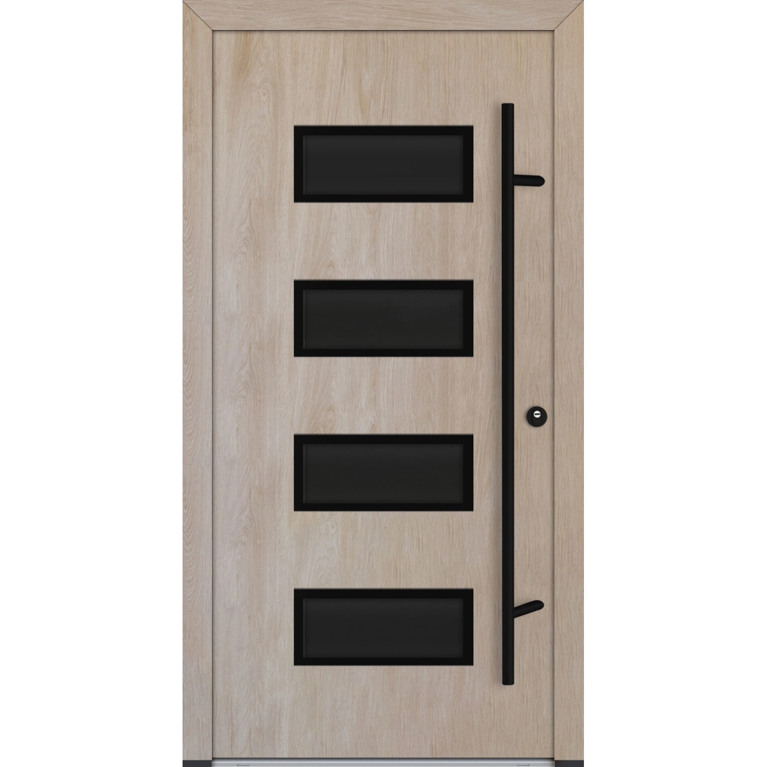 FM Türen AS68 Modell 62 1000 x 2100 Turner-Eiche Rechts Innen Beschläge ...