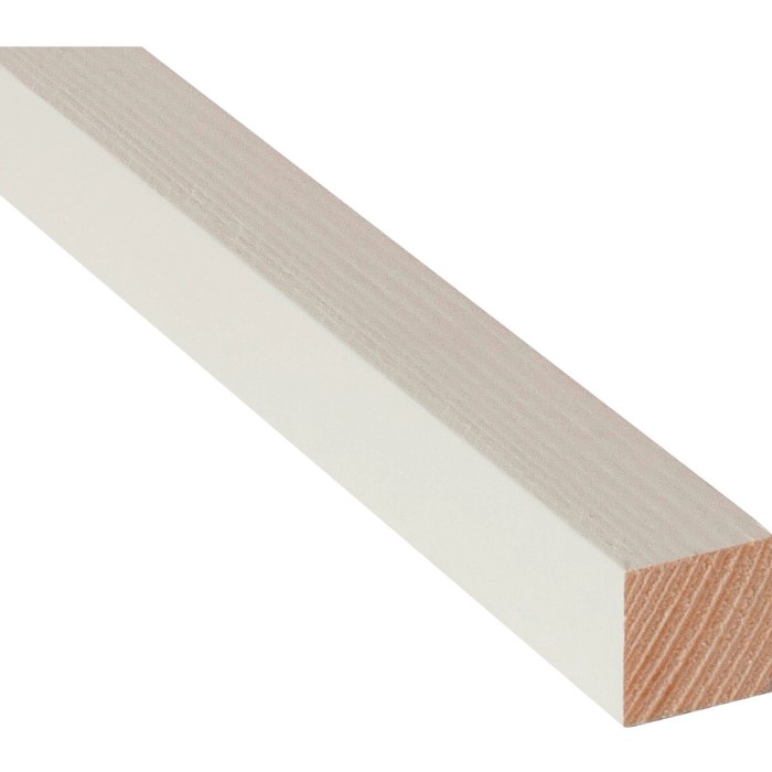 Leiste Holz Wei
