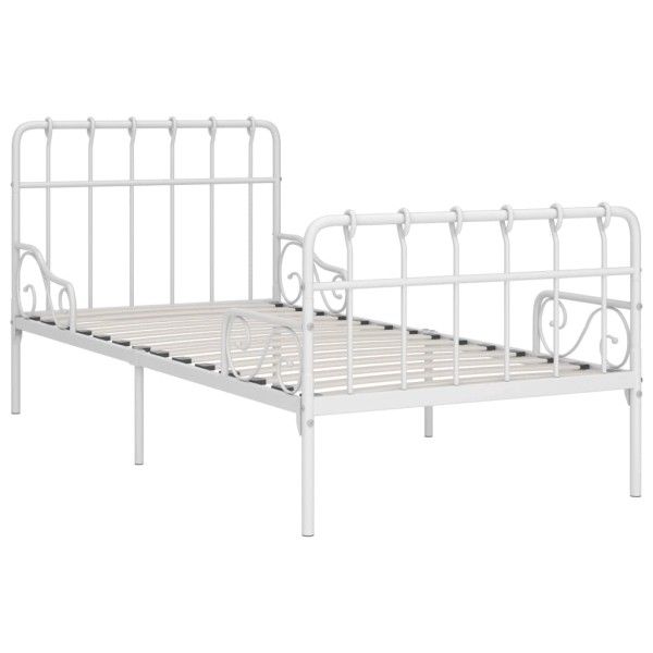Metallbett Wei 90x200