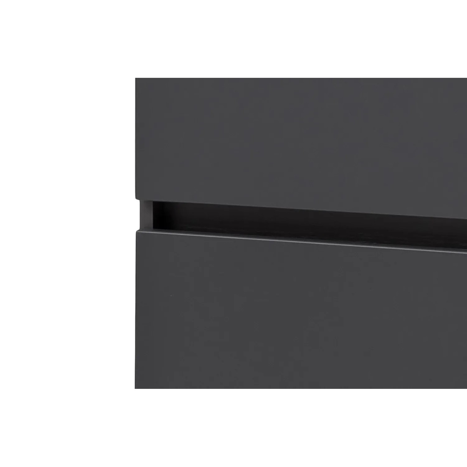 Held Möbel Badezimmer Hochschrank Salerno 40 cm matt Grau-Graphitgrau ...