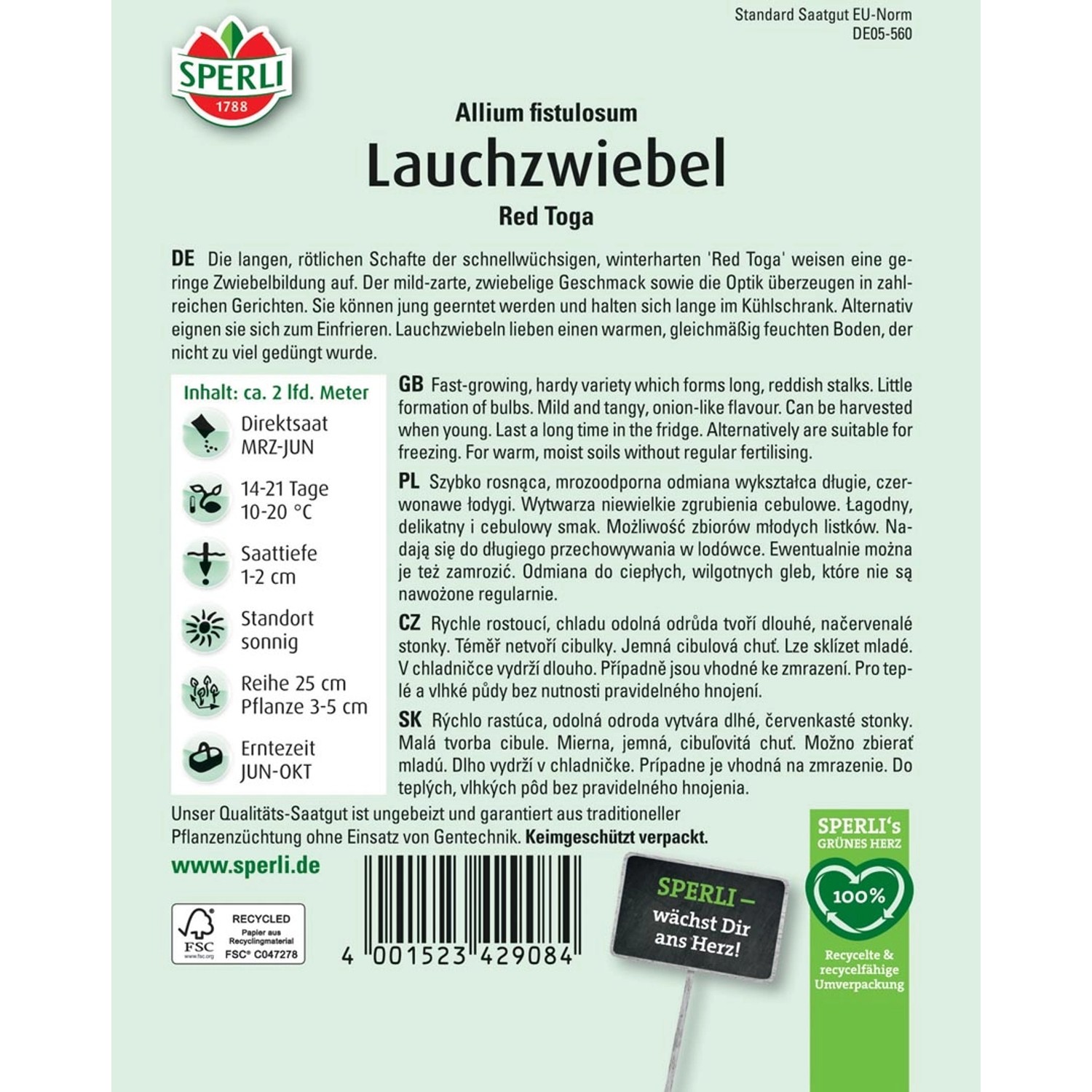 Sperli Lauchzwiebel "Red Toga" (Allium fistulosum) kaufen bei OBI