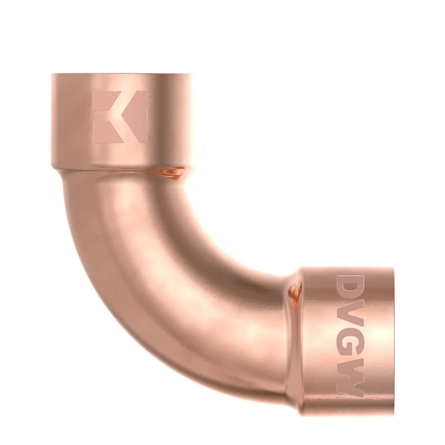 Kupfer Bogen 90 Grad