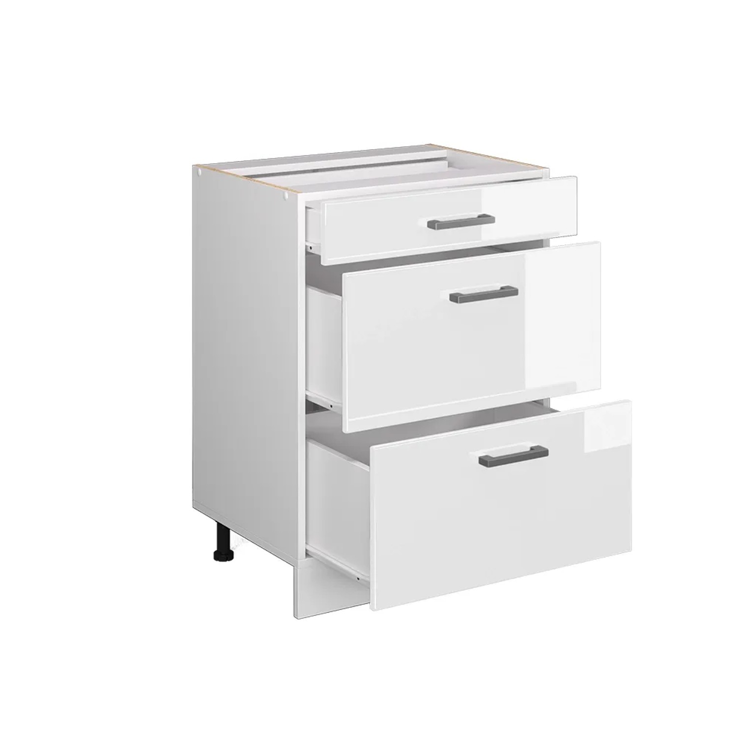 Stilvolle Küchenunterschrank Mit Schubladen 60 Cm Breit Bild