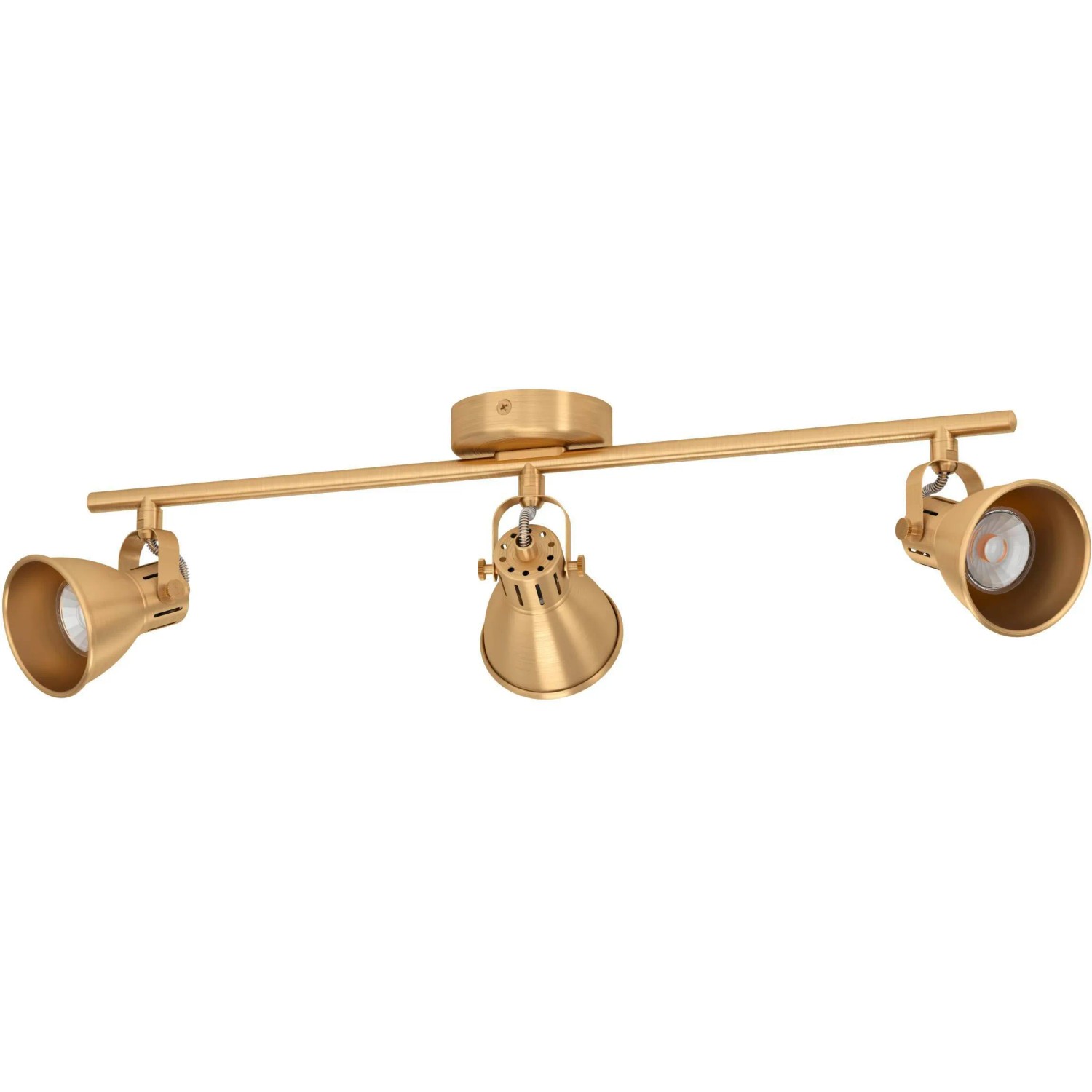 Eglo Spotleuchte Seras 3-flammig GU10 Messing-Gold gebürstet 3 W kaufen ...