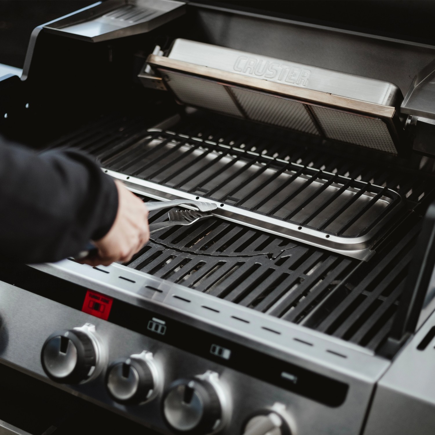 Enders Gasgrill Uniq Pro 3 IK Kitchen Cruster 120 cm x 147 cm Schwarz ...