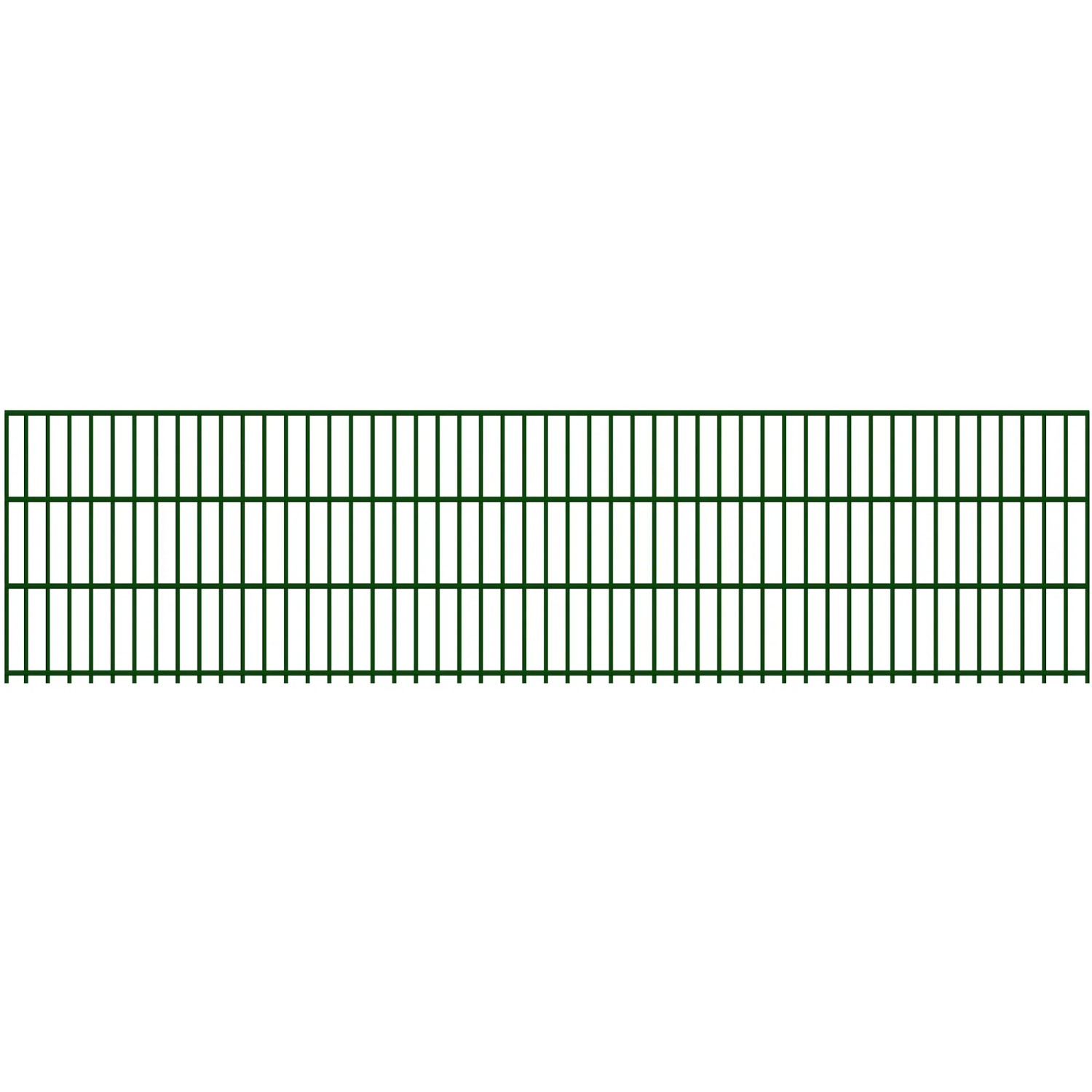 Doppelstabmatte 6/5/6 mm Moosgrün 250 cm x 63 cm kaufen bei OBI