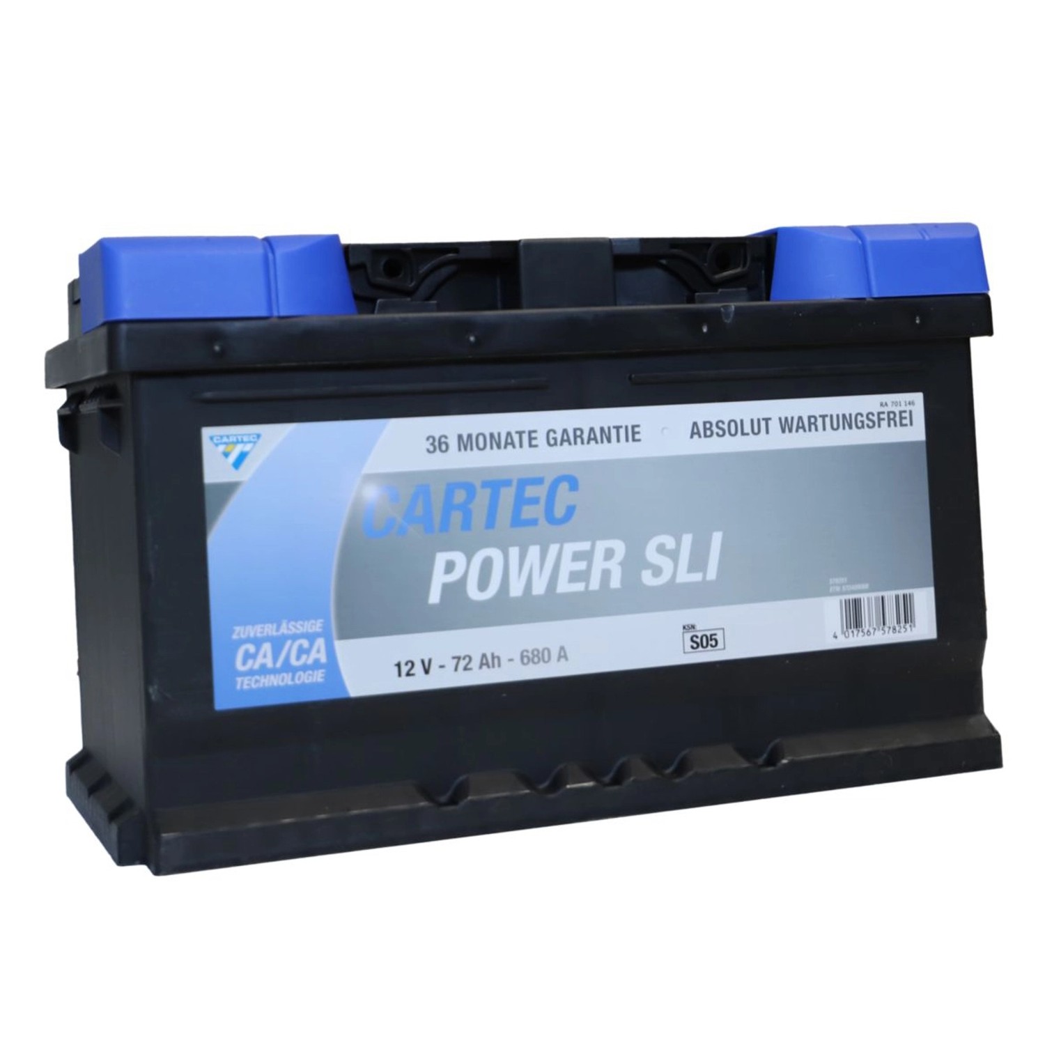 Cartec Starterbatterie Power SLI 72 AH/680 A kaufen bei OBI