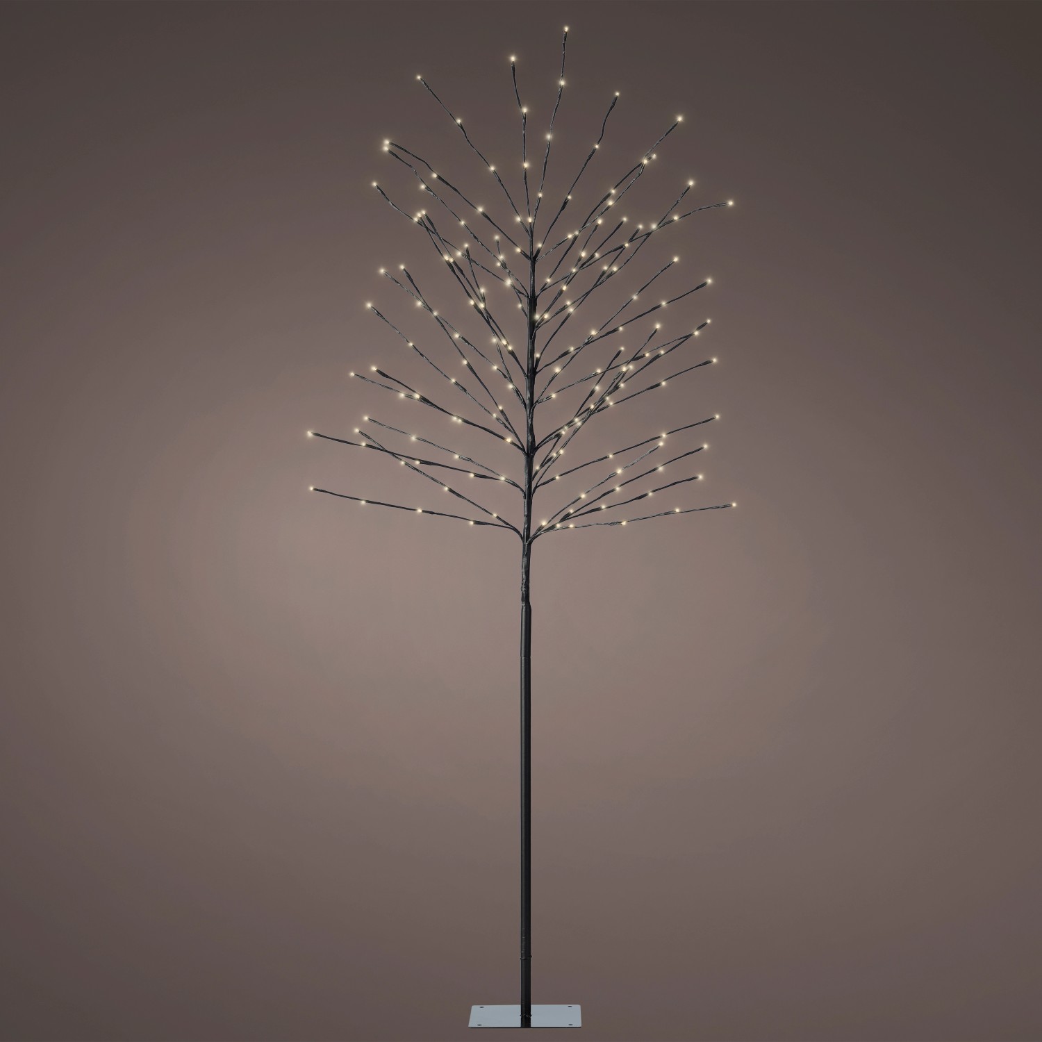 Lumineo LED-Baum 180 cm Schwarz kaufen bei OBI