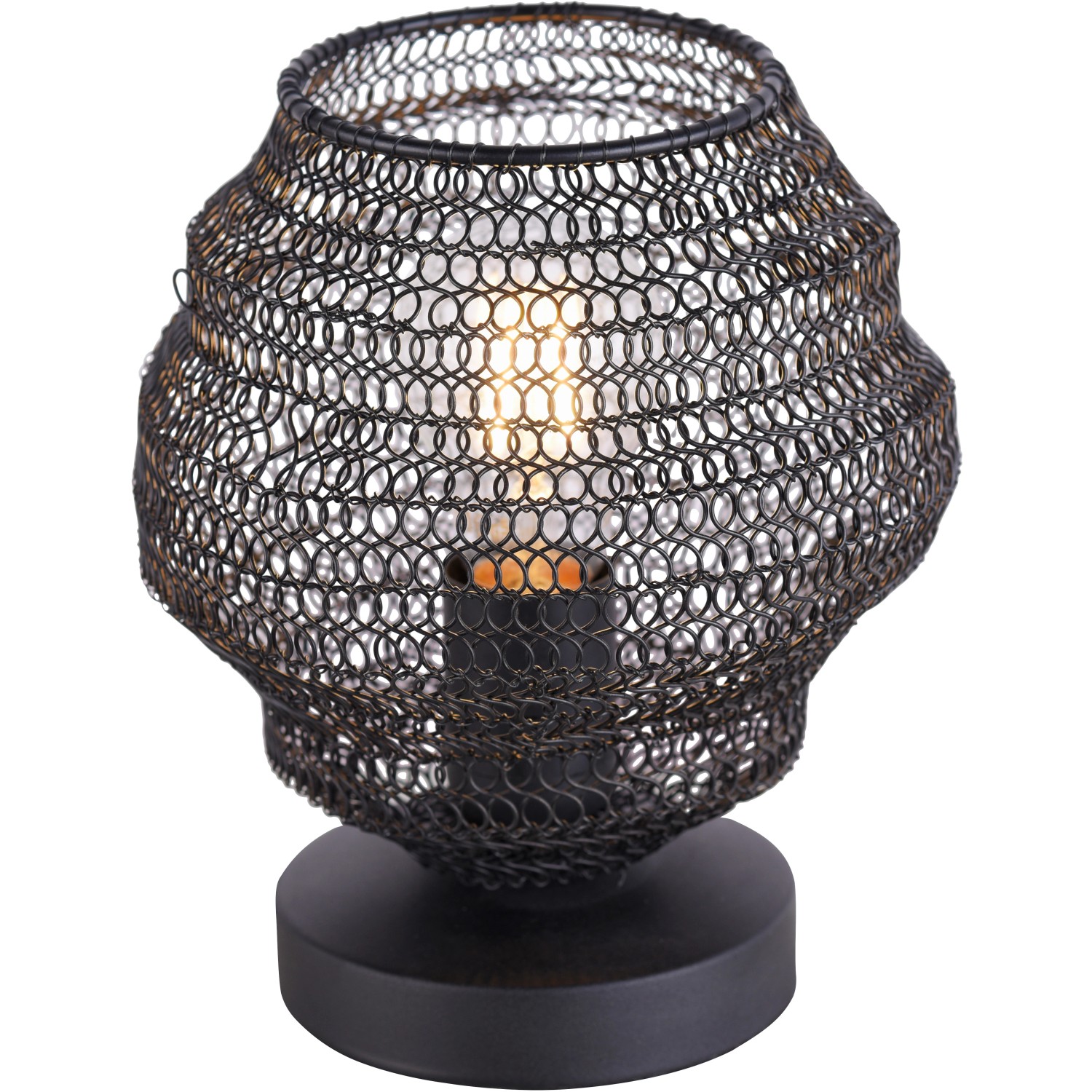 Just Light. Tischlampe Kokon Schwarz für E27-Leuchtmittel kaufen bei OBI