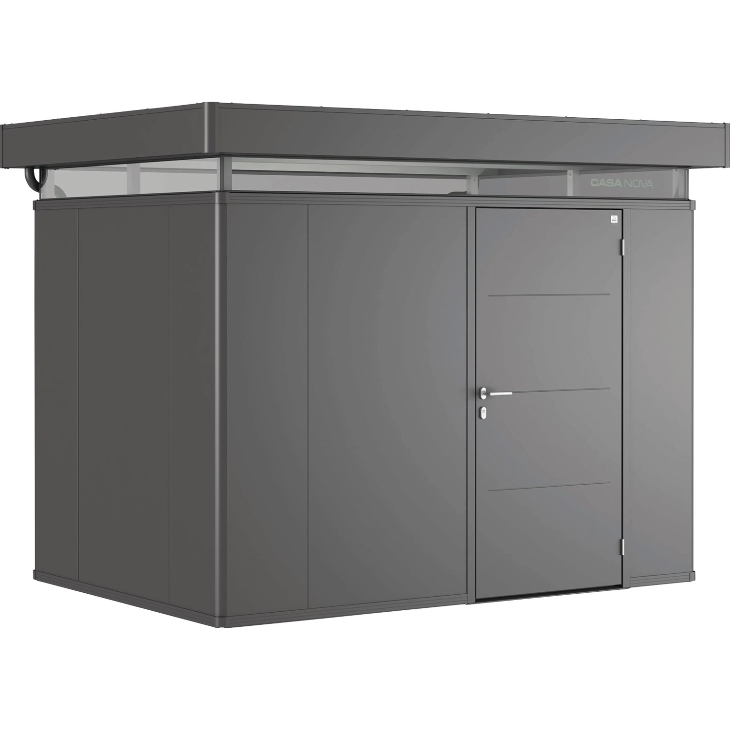 Biohort Nebengebäude CasaNova 3 x 2 Grau-Metallic Tür rechts kaufen bei OBI