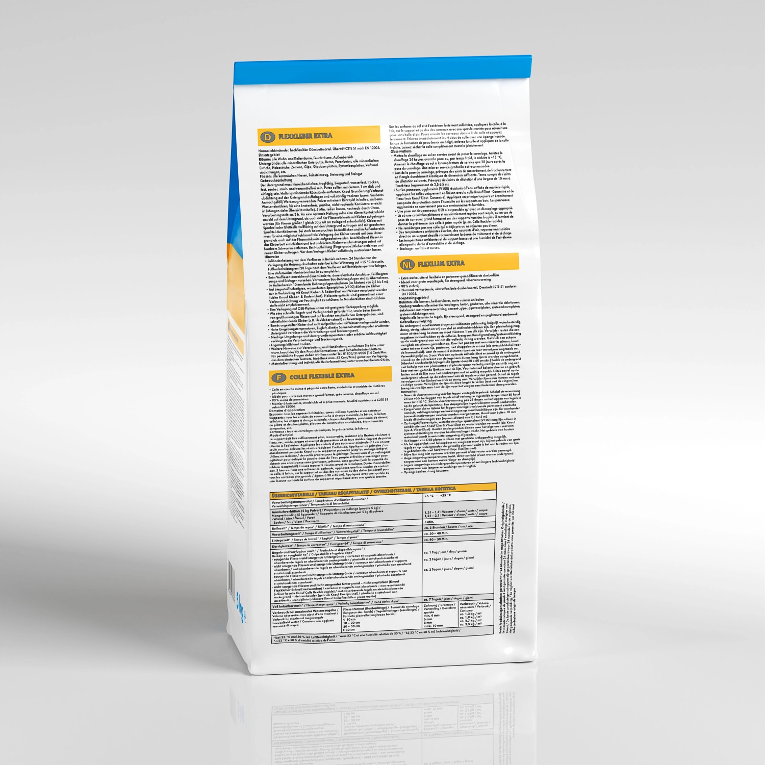 Knauf Flexkleber Extra Grau 5 kg kaufen bei OBI