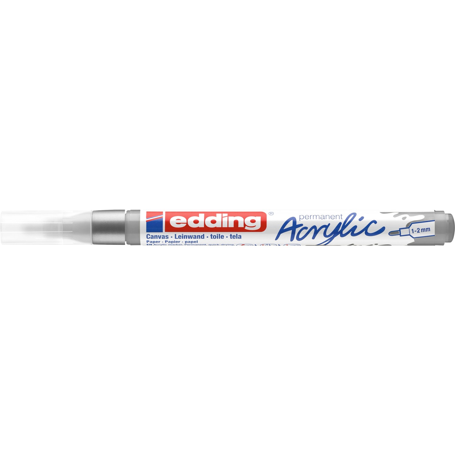Edding 5300 Acrylmarker fein Silber kaufen bei OBI