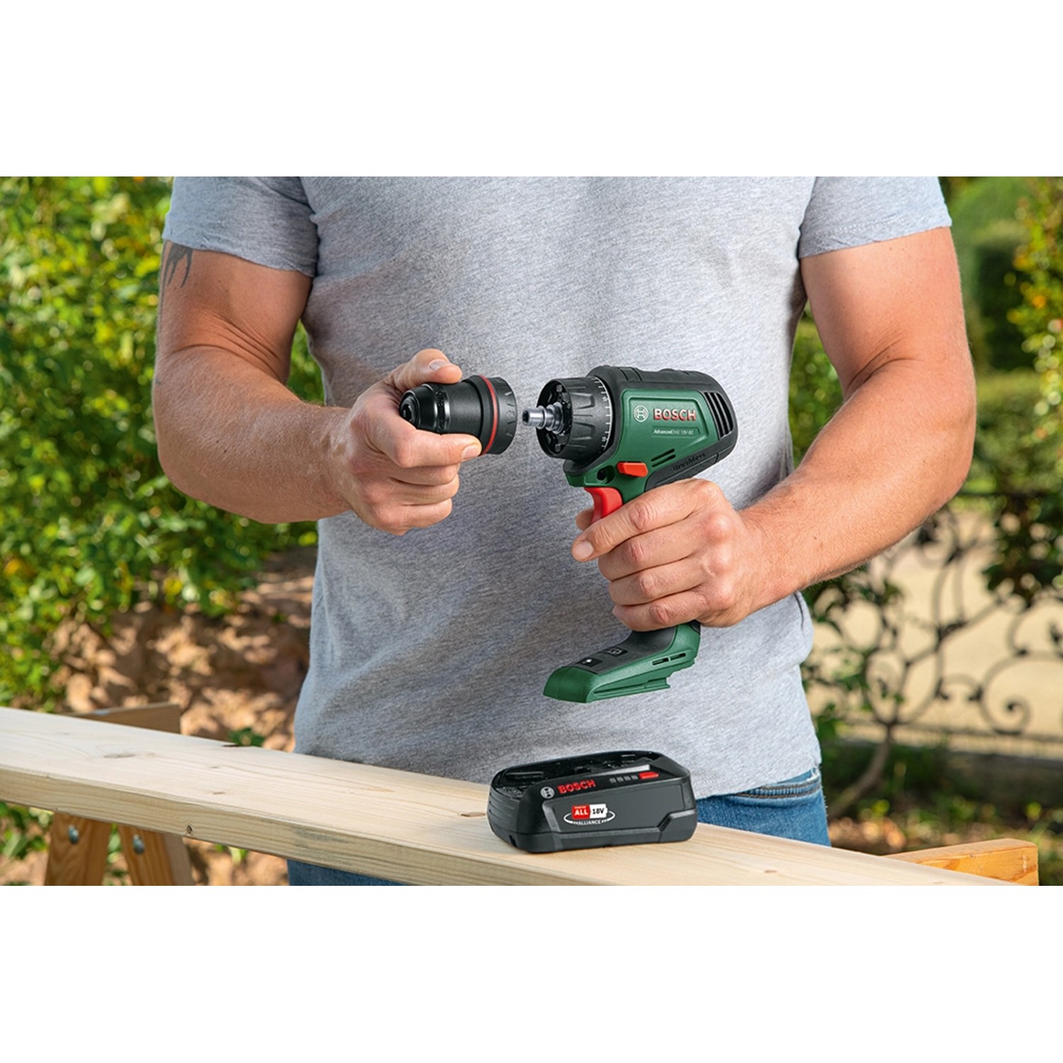 Bosch 18 V Akku-Bohrschrauber Advanced Drill 18 V-80 Solo kaufen bei OBI