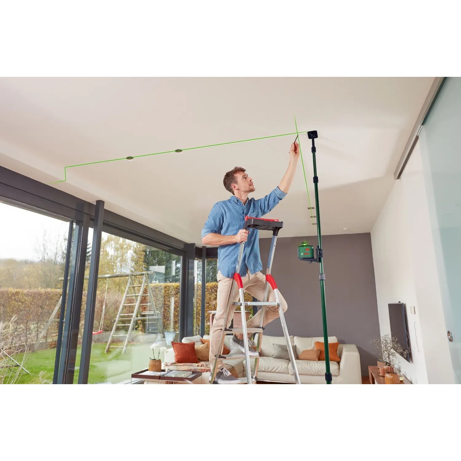 Bosch Teleskopstange TP 320 Regulierbare Höhe 106 cm - 320 cm kaufen ...