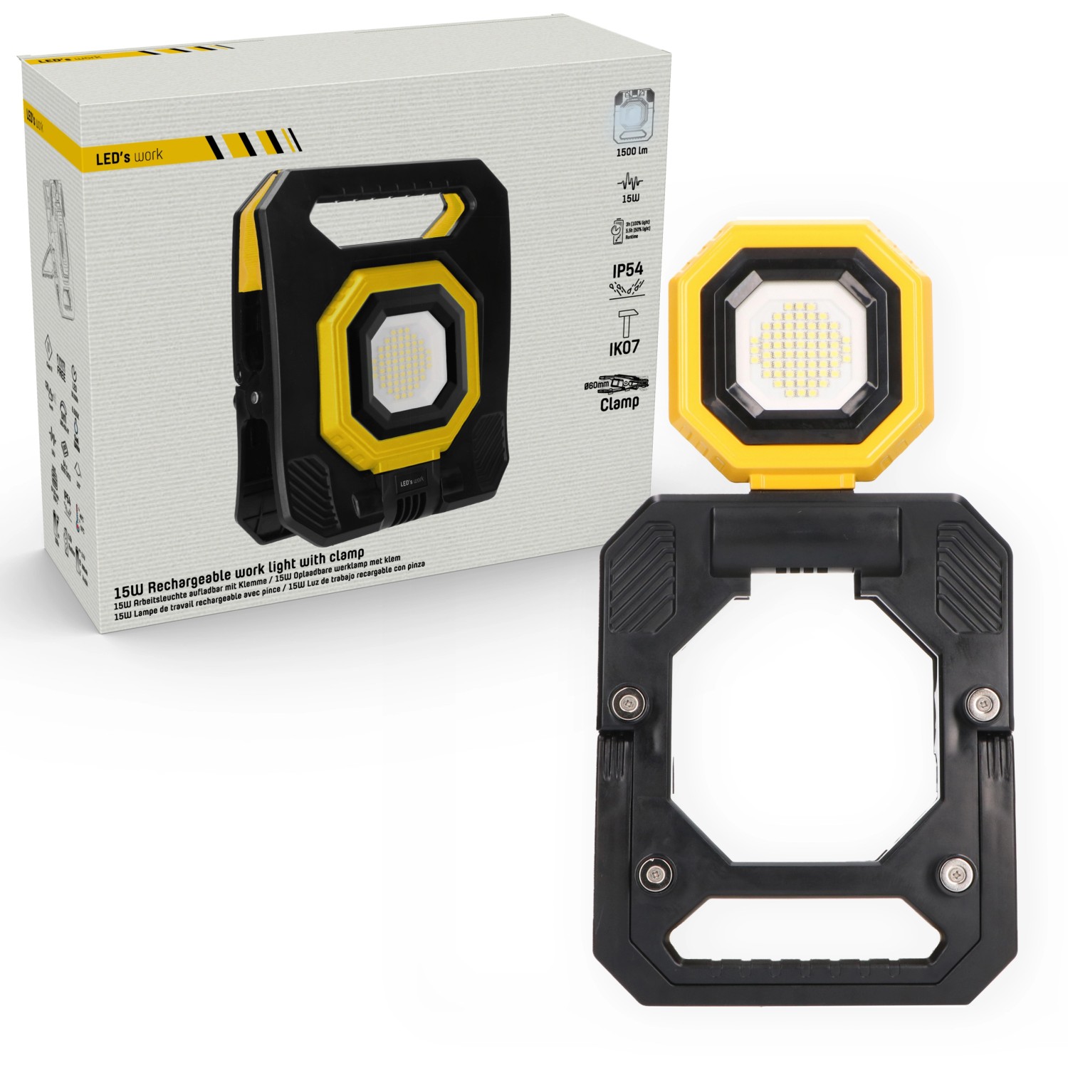 LED-Akku-Arbeitsleuchte mit Lithium-Ionen-Akku 24,42 Wh kaufen bei OBI