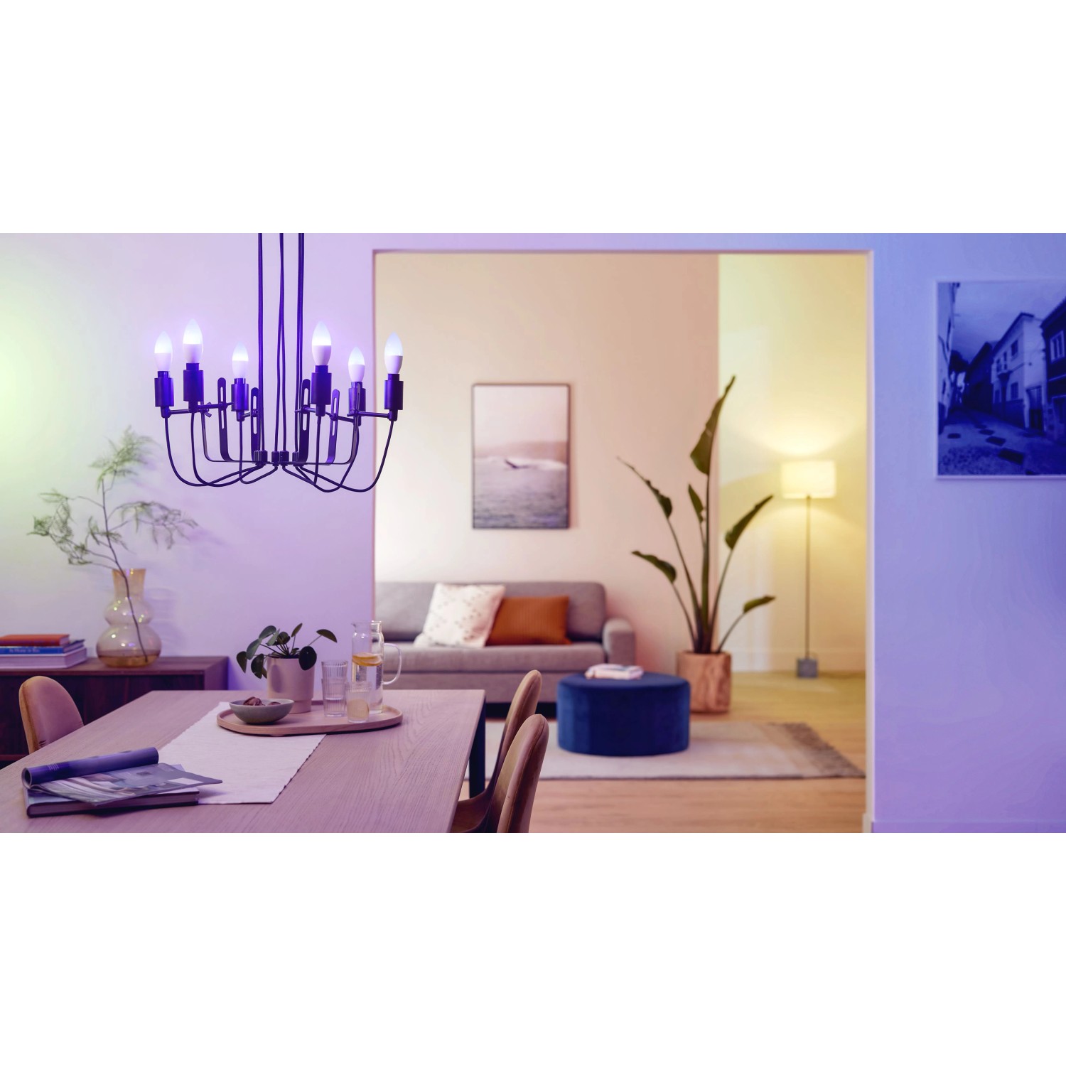 Philips Smart LED-Leuchtmittel 40 W E14 Kerzenform Tunable White ... Philips Smart LED-Leuchtmittel 40 W E14 Kerzenform Tunable White ...