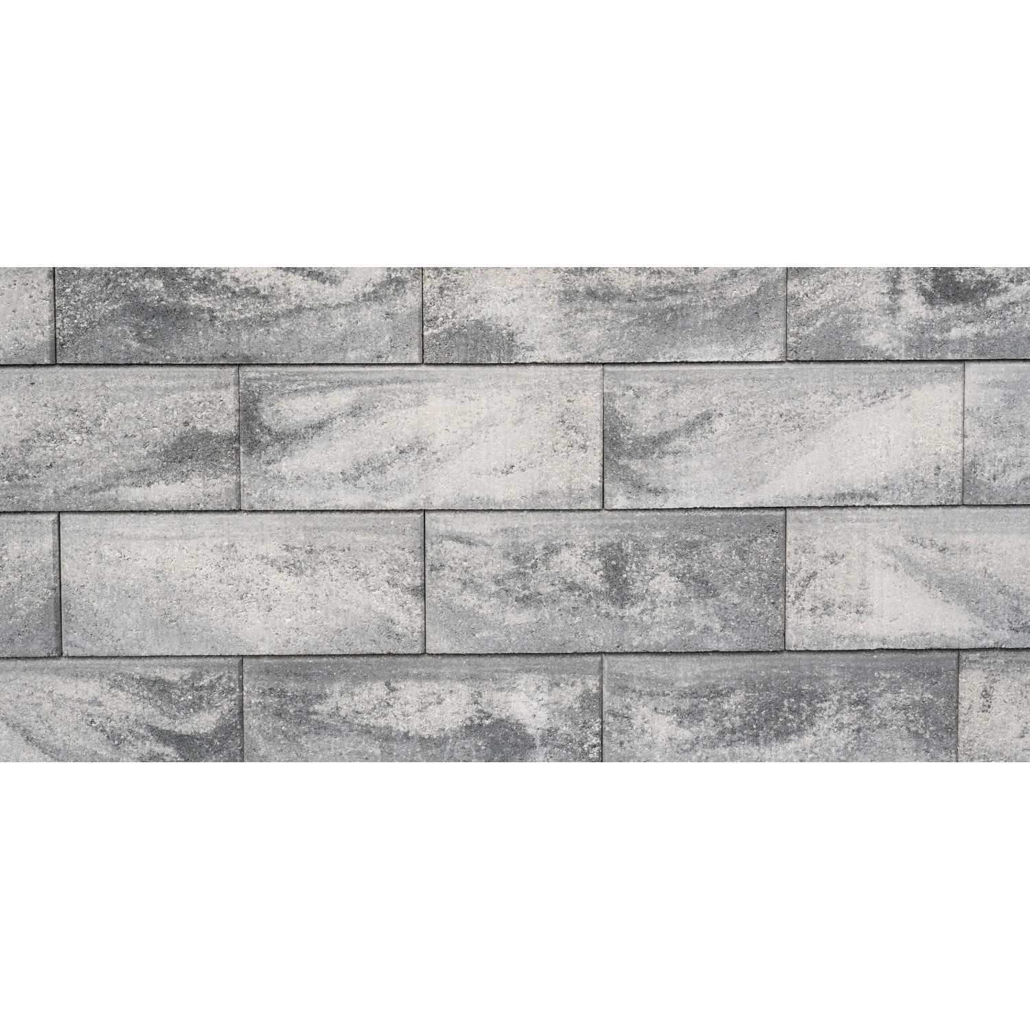 Diephaus Gartenmauersteine Weiß-Schwarz 50 x 25 x 20 cm Nut und Feder ...