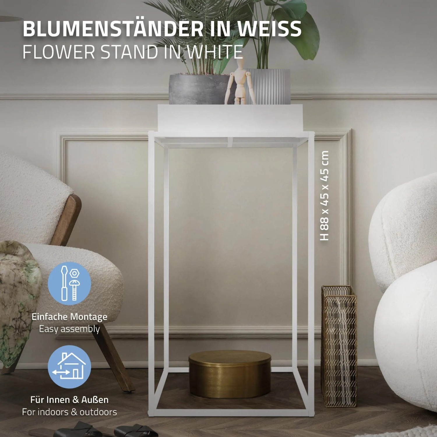 Elegantes Blumenstander Danisches Bettenlager Ebenbild