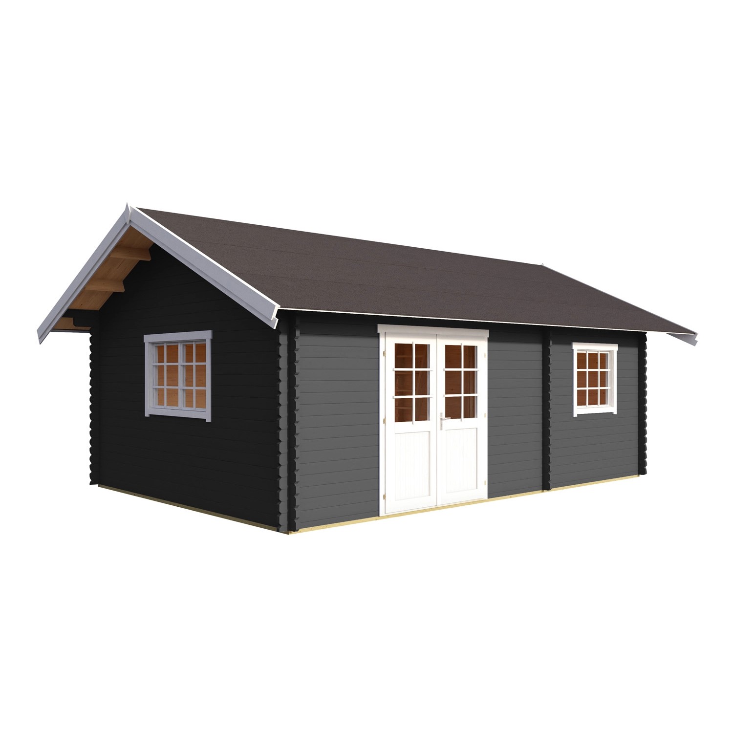 Lasita Maja Gartenhaus Caroline Set Gold Carbongrau 575 cm x 390 cm ...