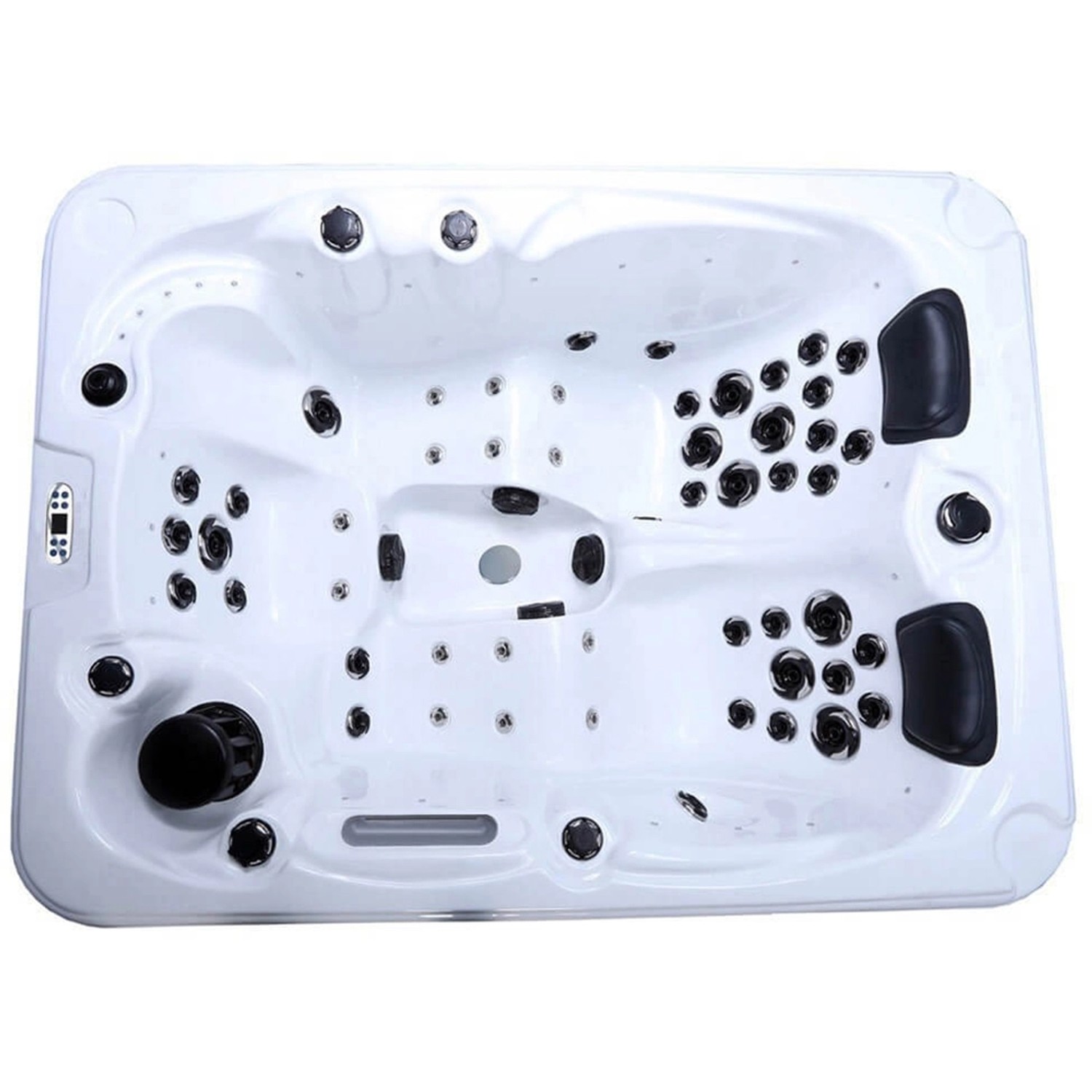 Home Deluxe Outdoor Whirlpool Beach Pure 210 x 155 x 83 cm Dunkelgrau ...