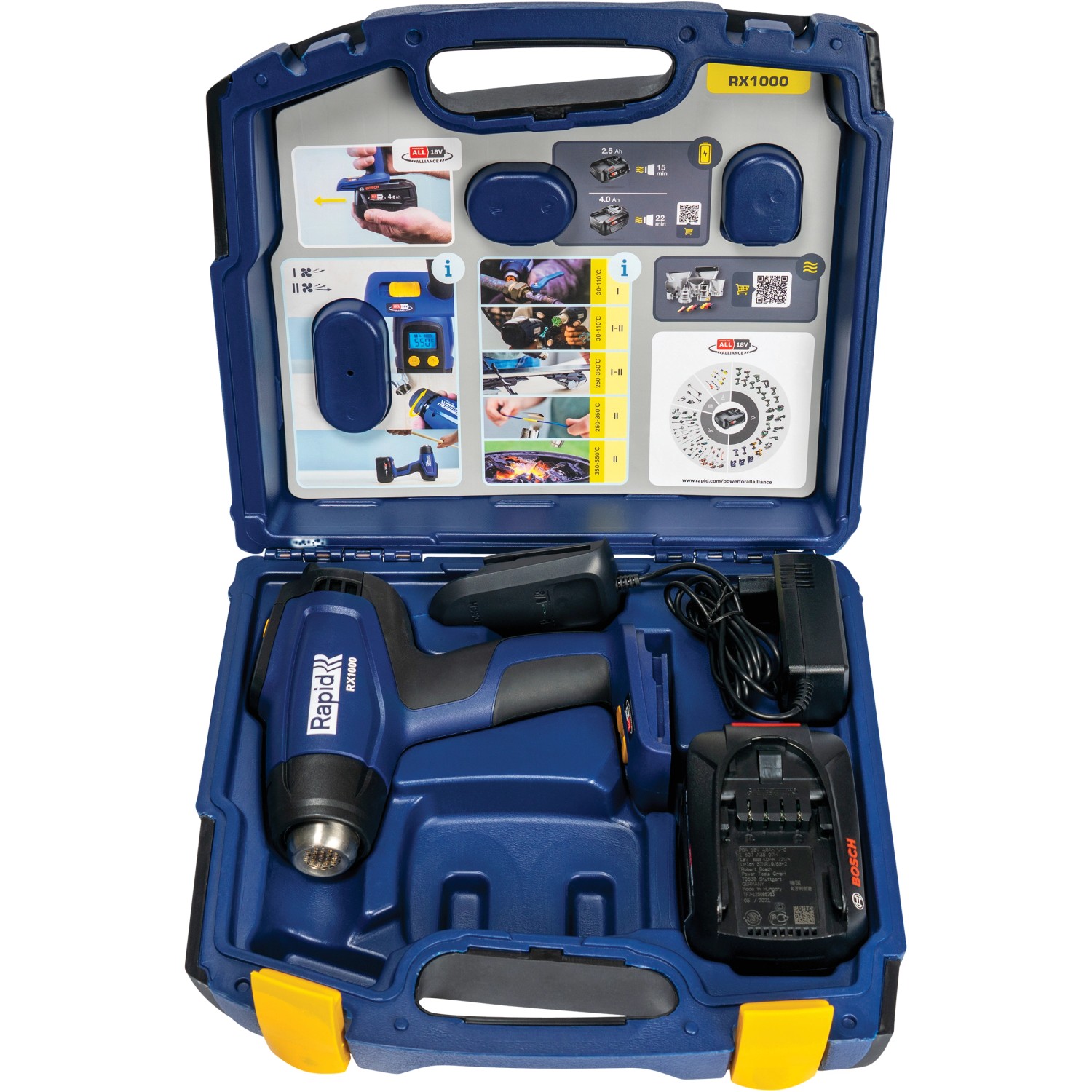 Rapid Akku-Heißluftpistole RX1000 18 V inkl. Akku und Ladegerät kaufen ...