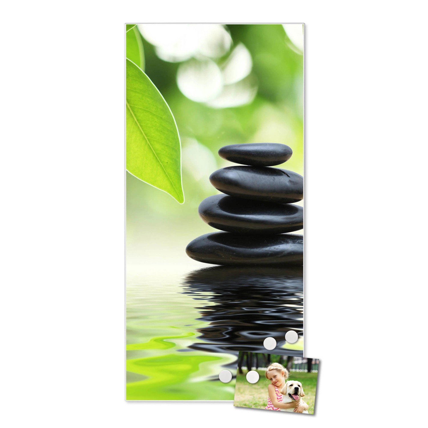 Banjado Magnettafel 37x78cm Magnetwand Weiß Aus Metall Magnetpinnwand ...