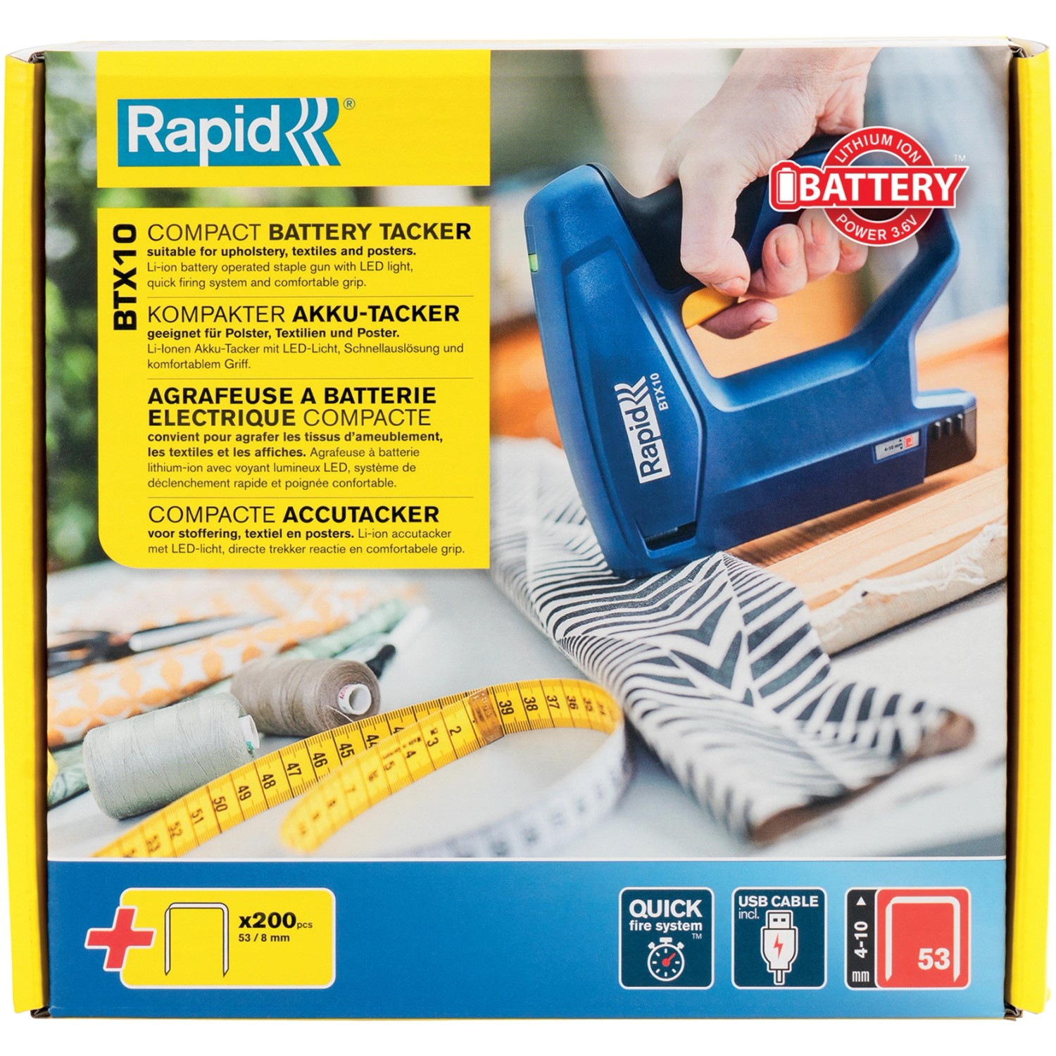 Rapid Akku-Tacker BTX10 kaufen bei OBI