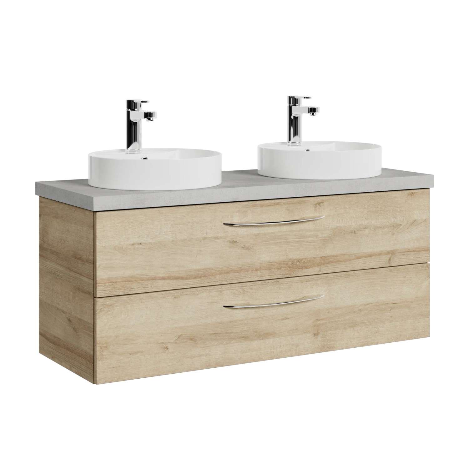 Pelipal Doppel-Waschtischlösung-Set Serie 4035 Riviera Eiche-Oxid ...