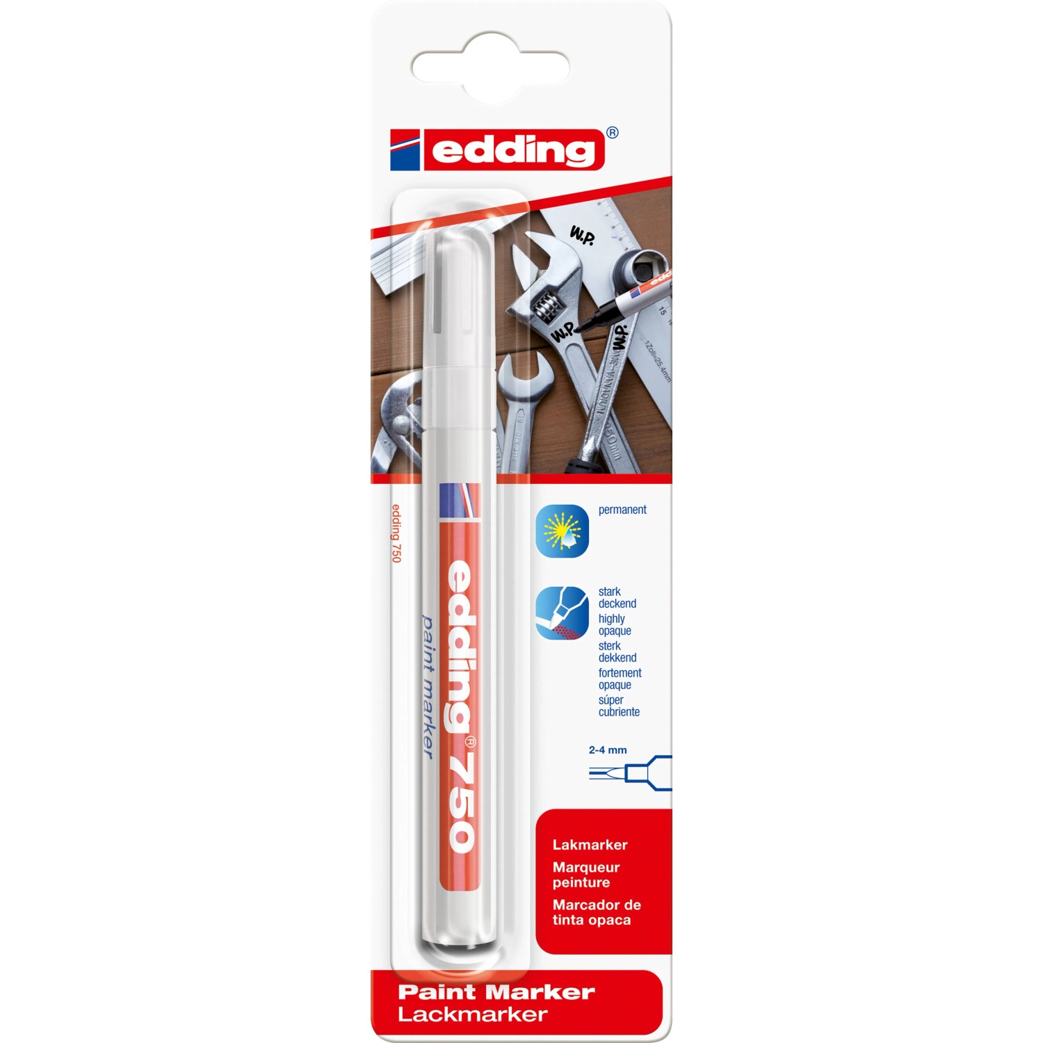 Edding Lackstift weiß 750 2 mm - 4 mm kaufen bei OBI