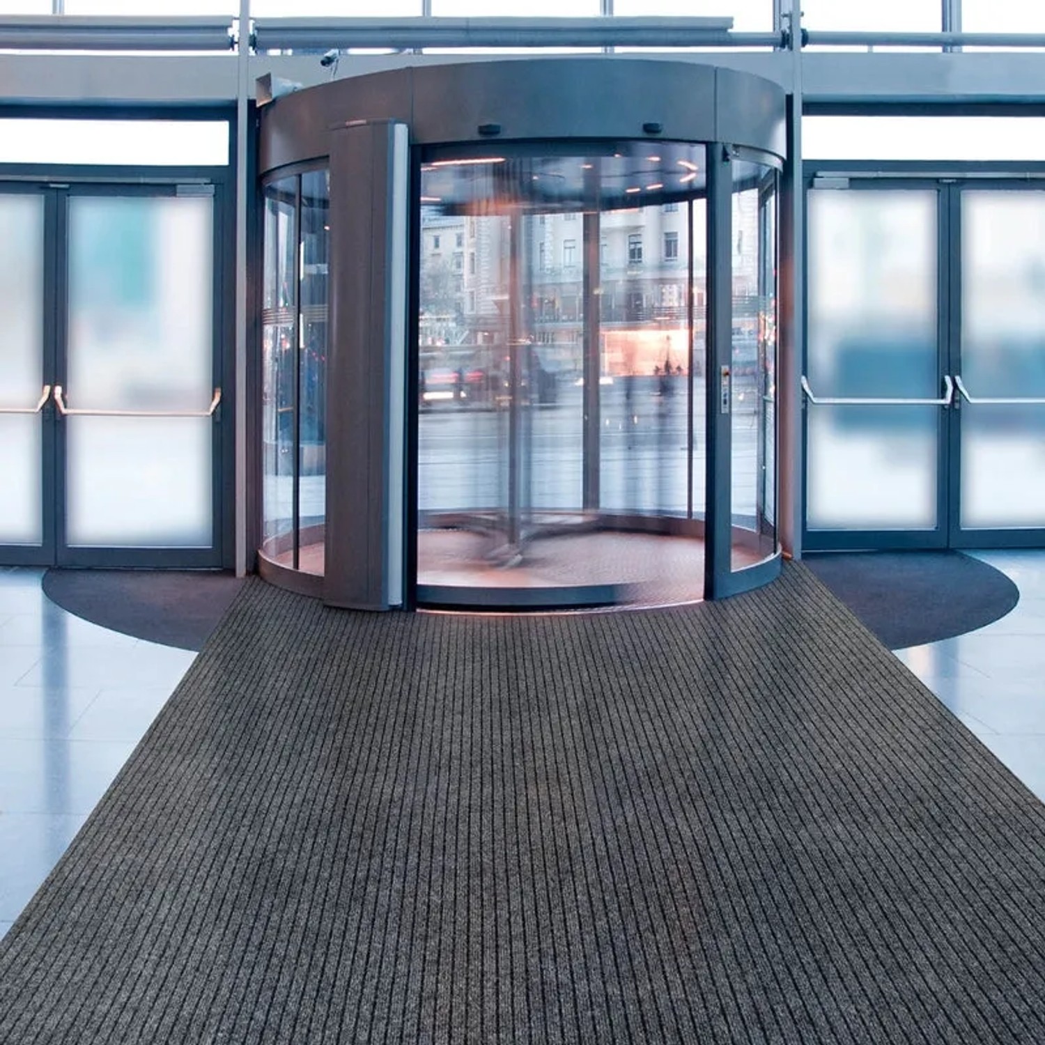 KARAT Eventteppich Atlas auf Maß Pflegeleicht Grau 100 x 1350 cm kaufen ...