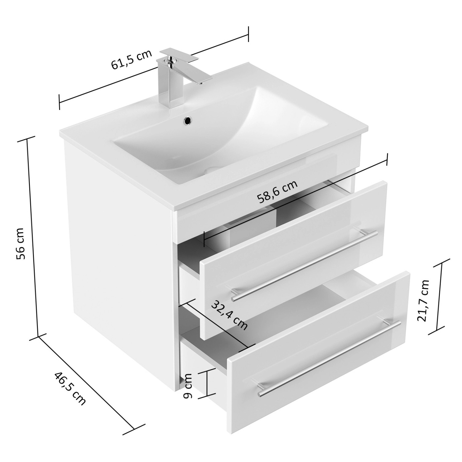 Posseik Badmöbel Apollo Eiche Gold kaufen bei OBI