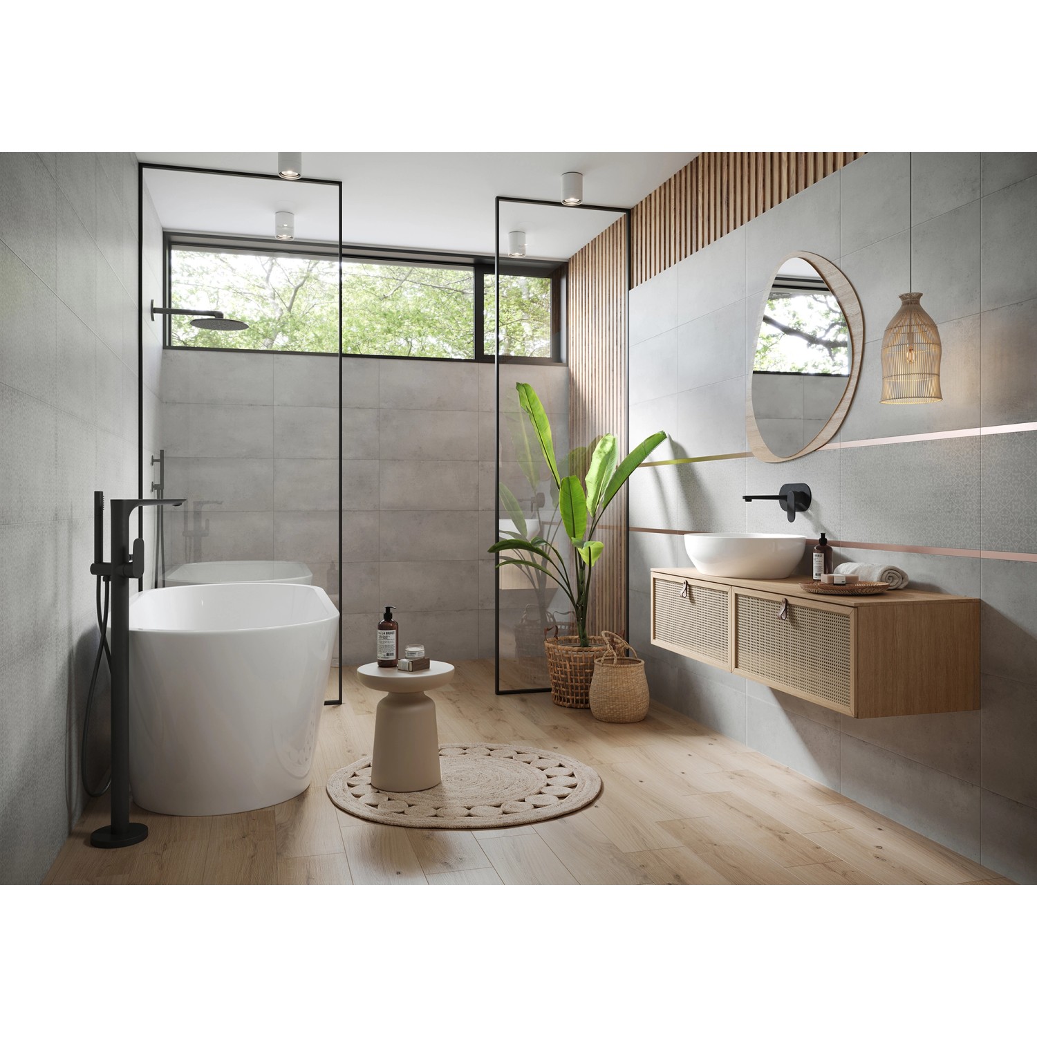 Cersanit Wandfliese Trako Steingut Grau 29,8 cm x 59,8 cm kaufen bei OBI