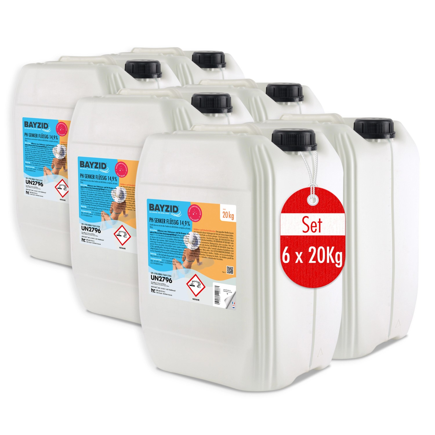 Bayzid pH Minus Flüssig 14,9% 2 x 20kg kaufen bei OBI